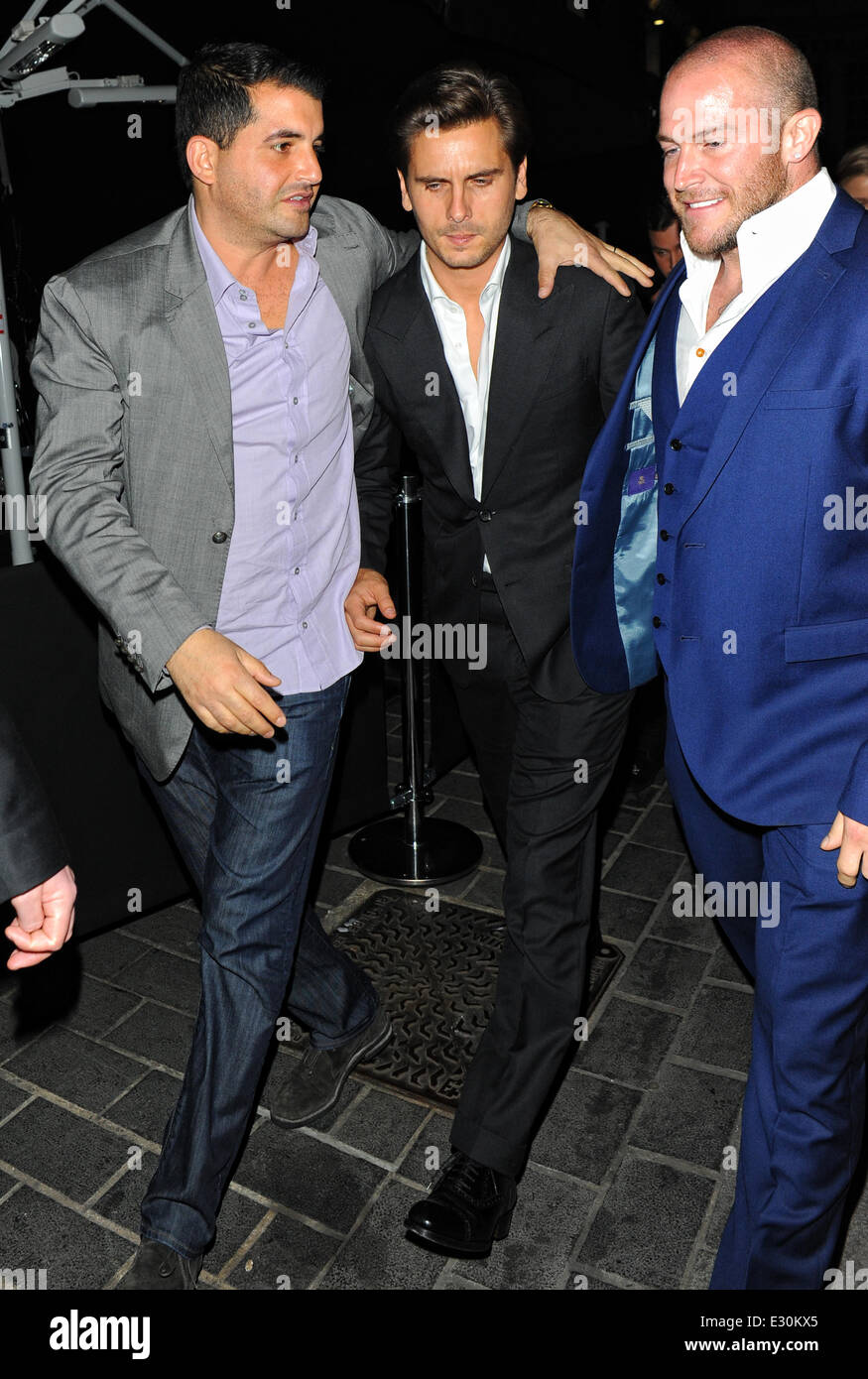 Scott Disick is seen leaving a London nightclub, at 3:11am, with ...