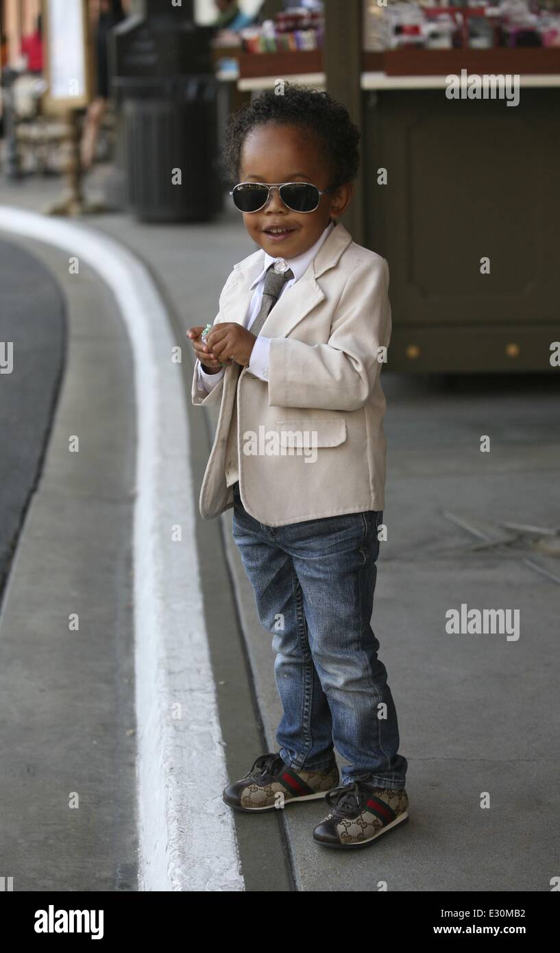 Child actor Elias Washington at The Grove Featuring: Elias Washington ...