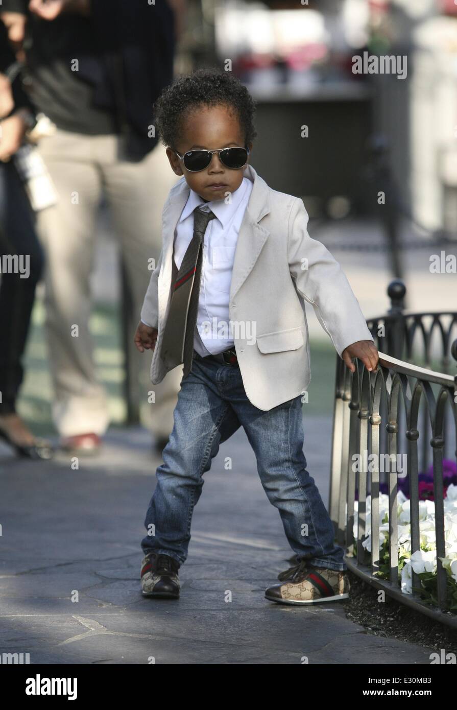Child actor Elias Washington at The Grove Featuring: Elias Washington ...
