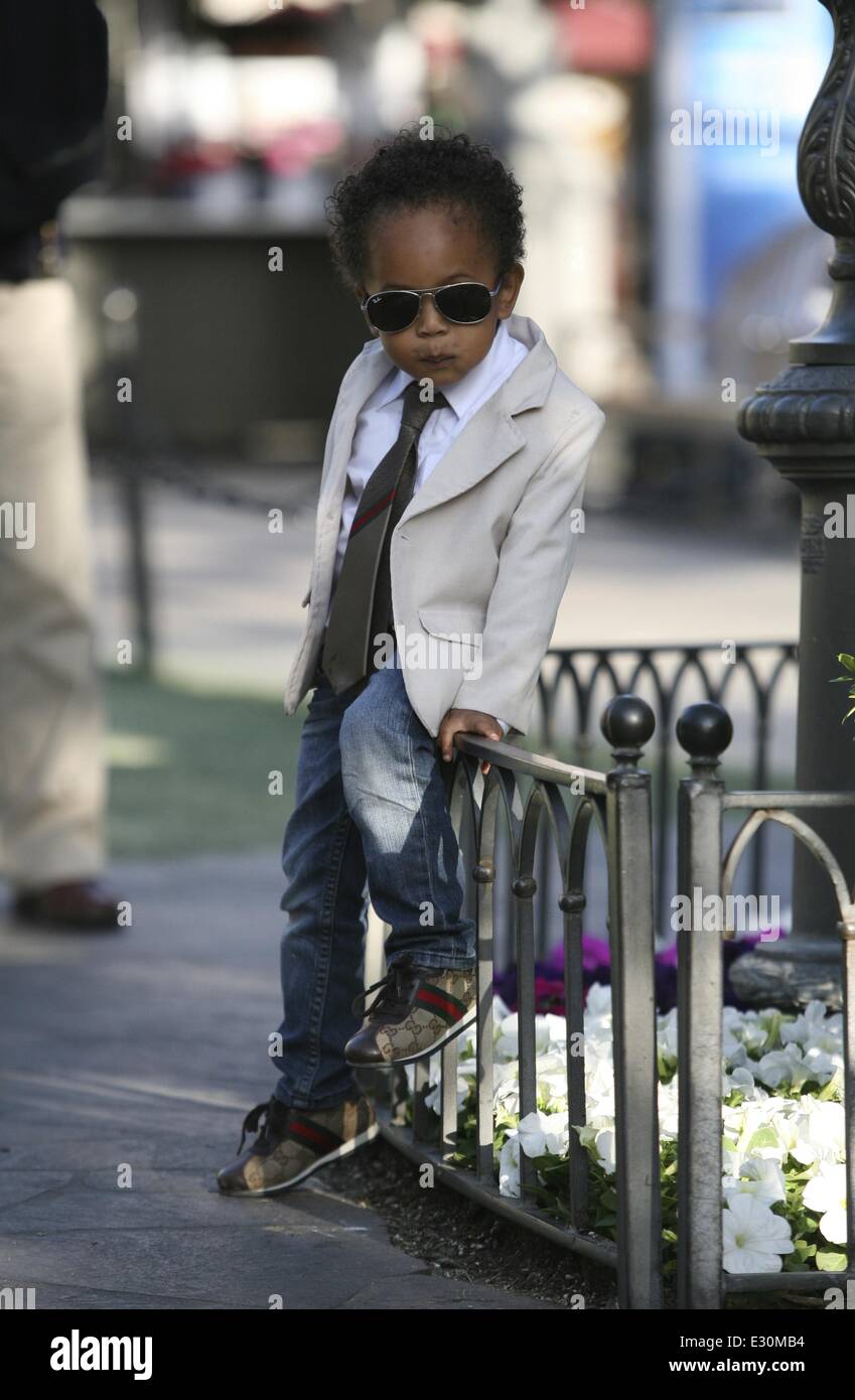 Child actor Elias Washington at The Grove Featuring: Elias Washington ...