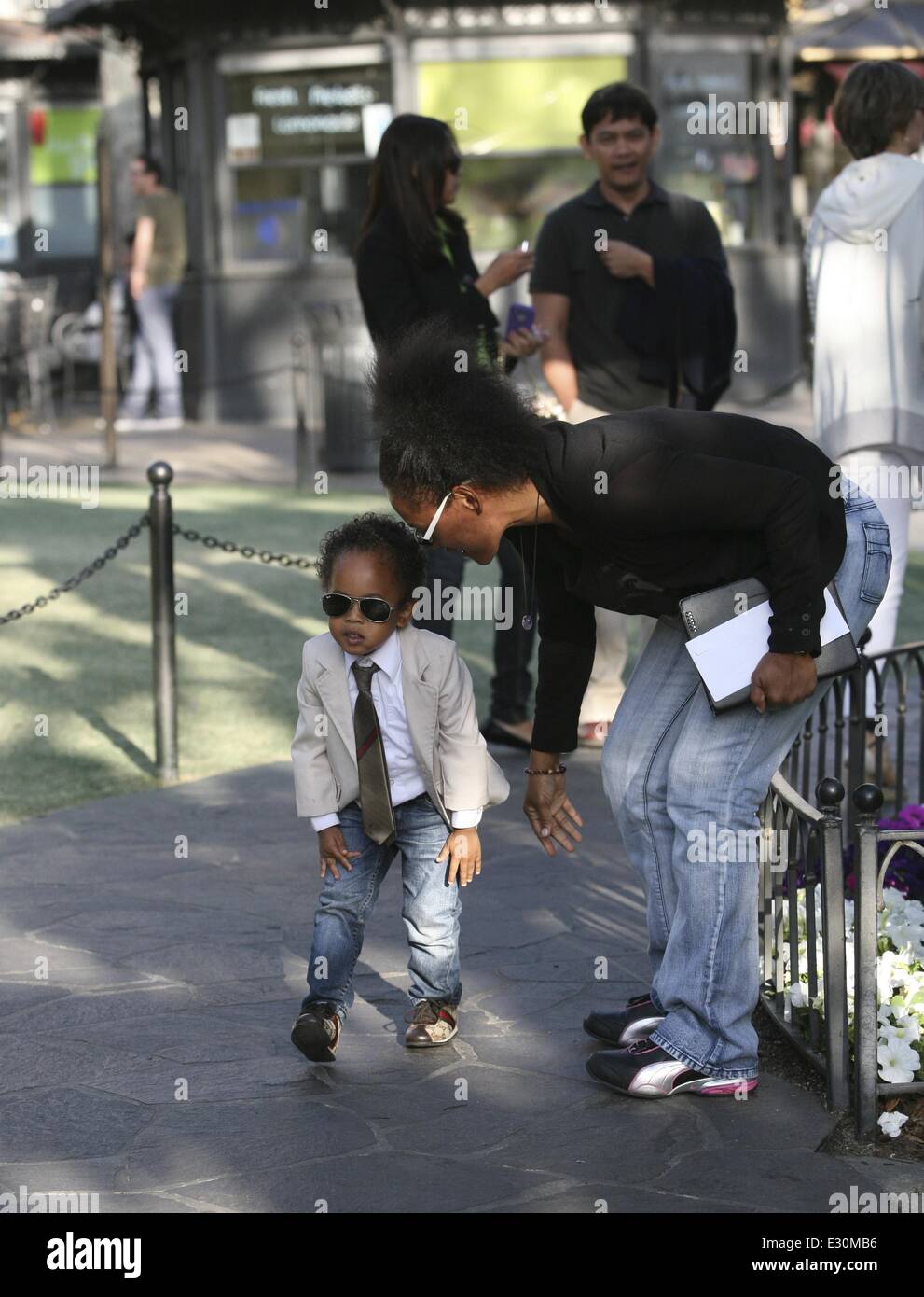 Child actor Elias Washington at The Grove Featuring: Elias Washington ...