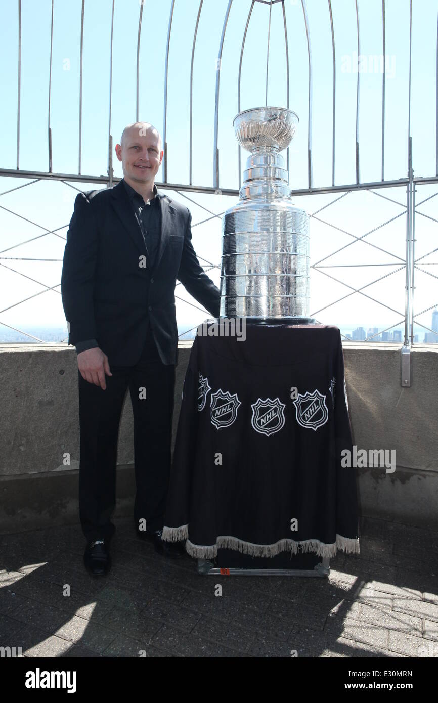 Hockey Hall of Fame Alumni Adam Graves and Mike Bolt attends a photo ...