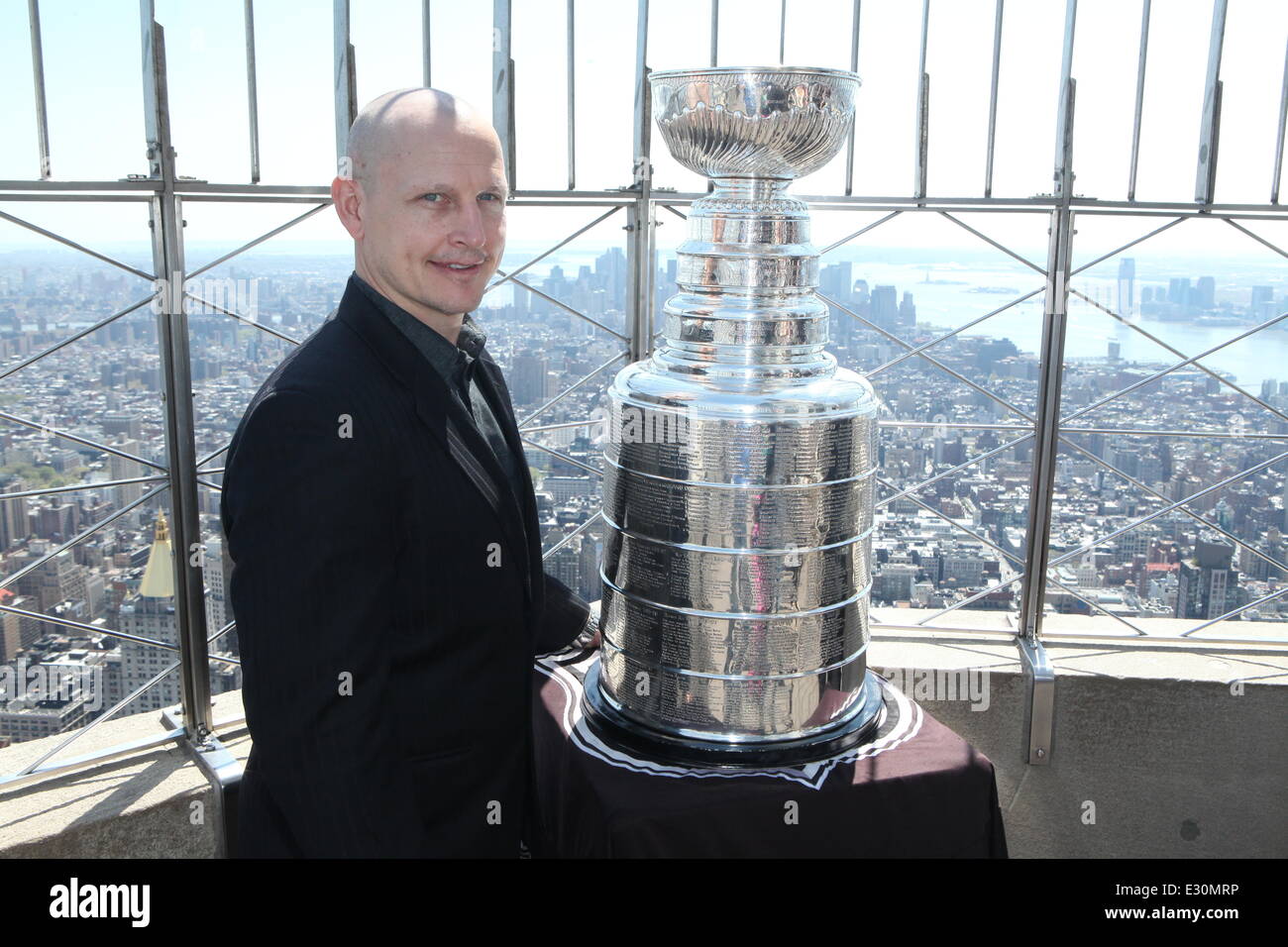 Hockey Hall of Fame Alumni Adam Graves and Mike Bolt attends a photo ...