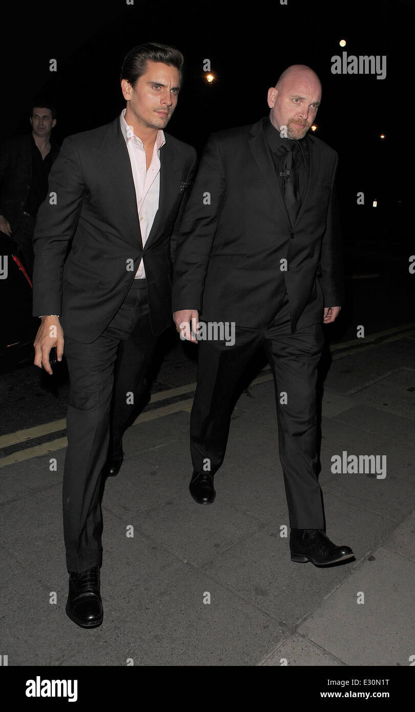 Scott Disick Grey Suit