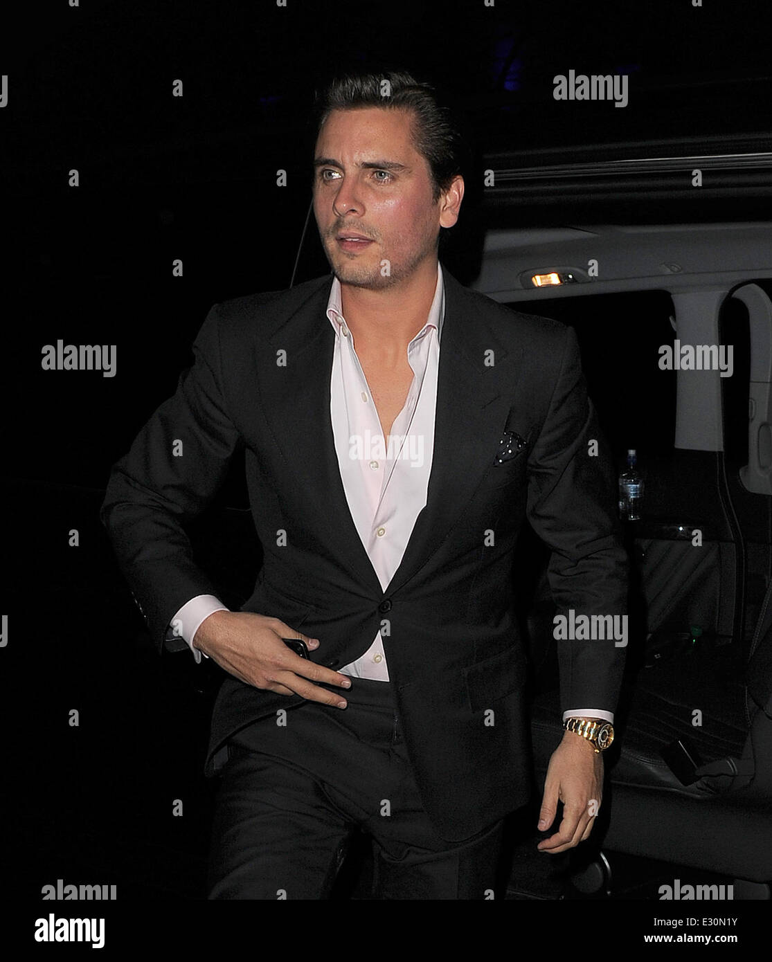 Scott disick suit hi-res stock photography and images - Alamy