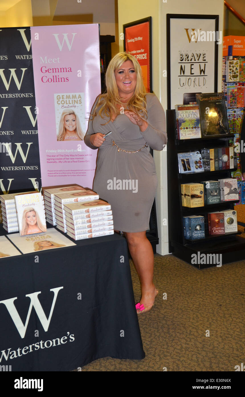 Gemma Collins signs copies of her new book 'Basically... My Life as a ...