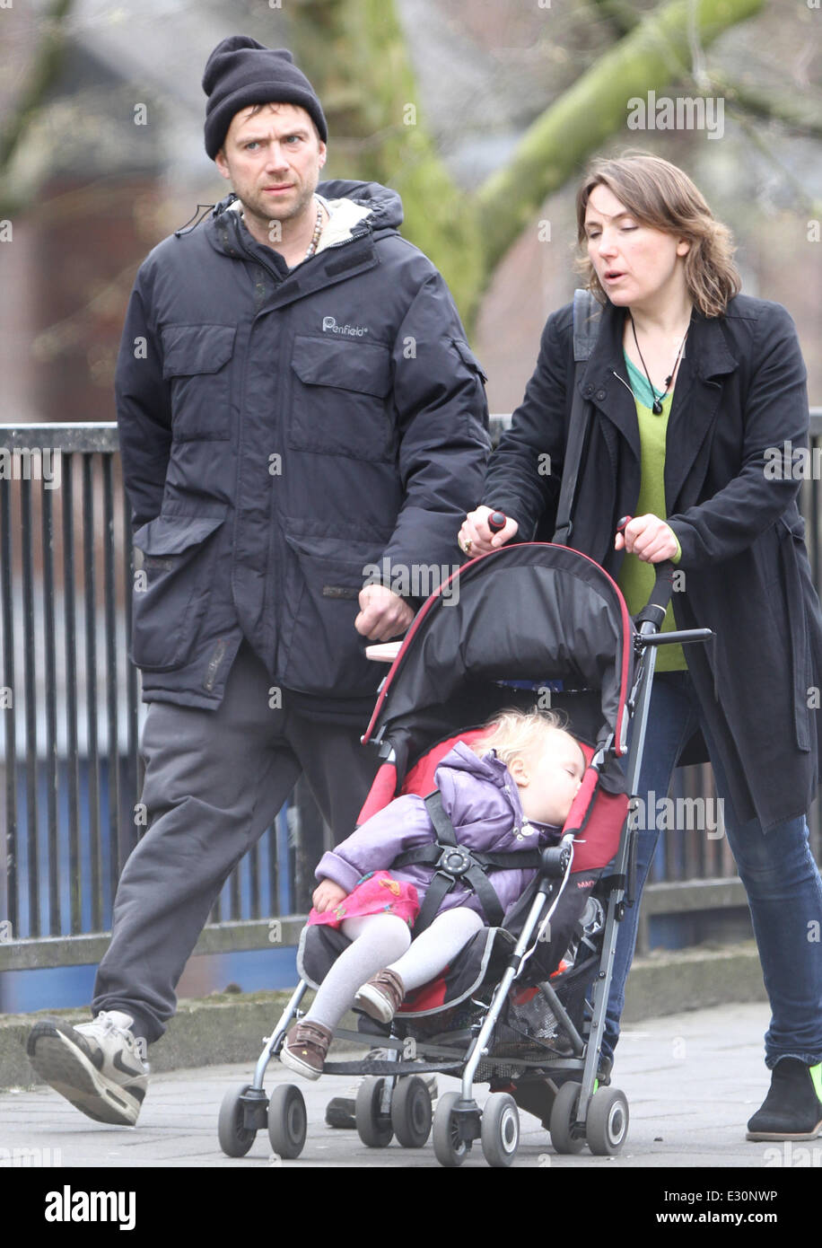 Blur singer damon albarn dressed hi-res stock photography and images ...