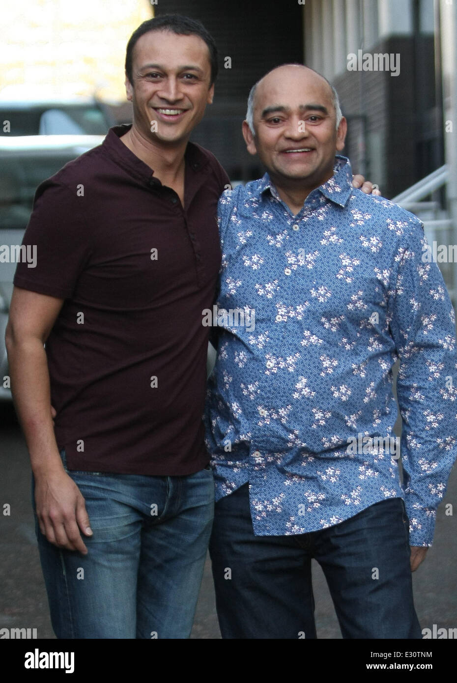 Celebrities outside the ITV Studios Featuring: Bhasker Patel,Chris ...