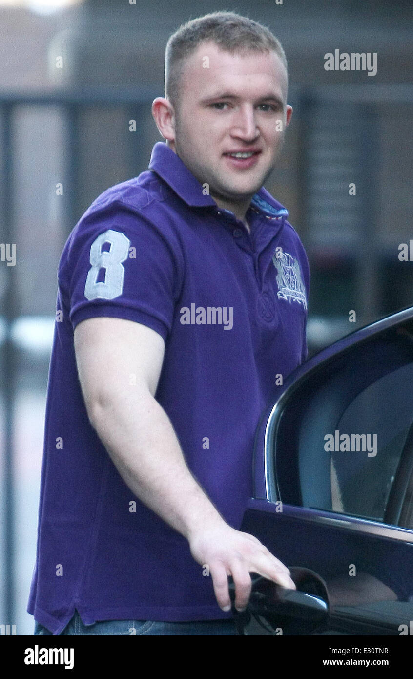 Celebrities outside the ITV Studios Featuring: Robbie Kennedy Where ...