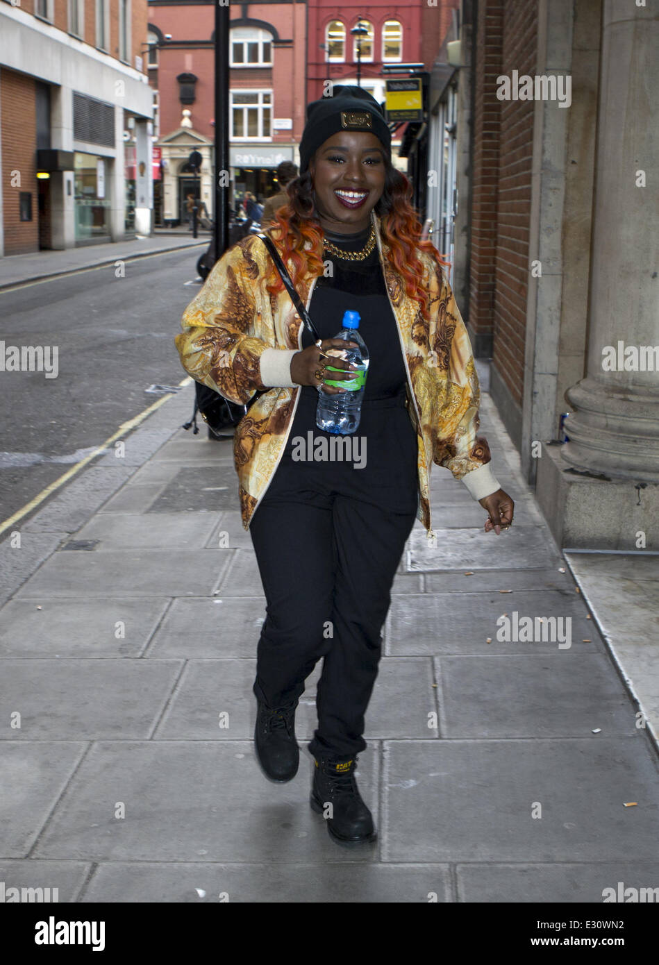 Celebrities at the KISS FM Radio studios Featuring: Misha B Where ...