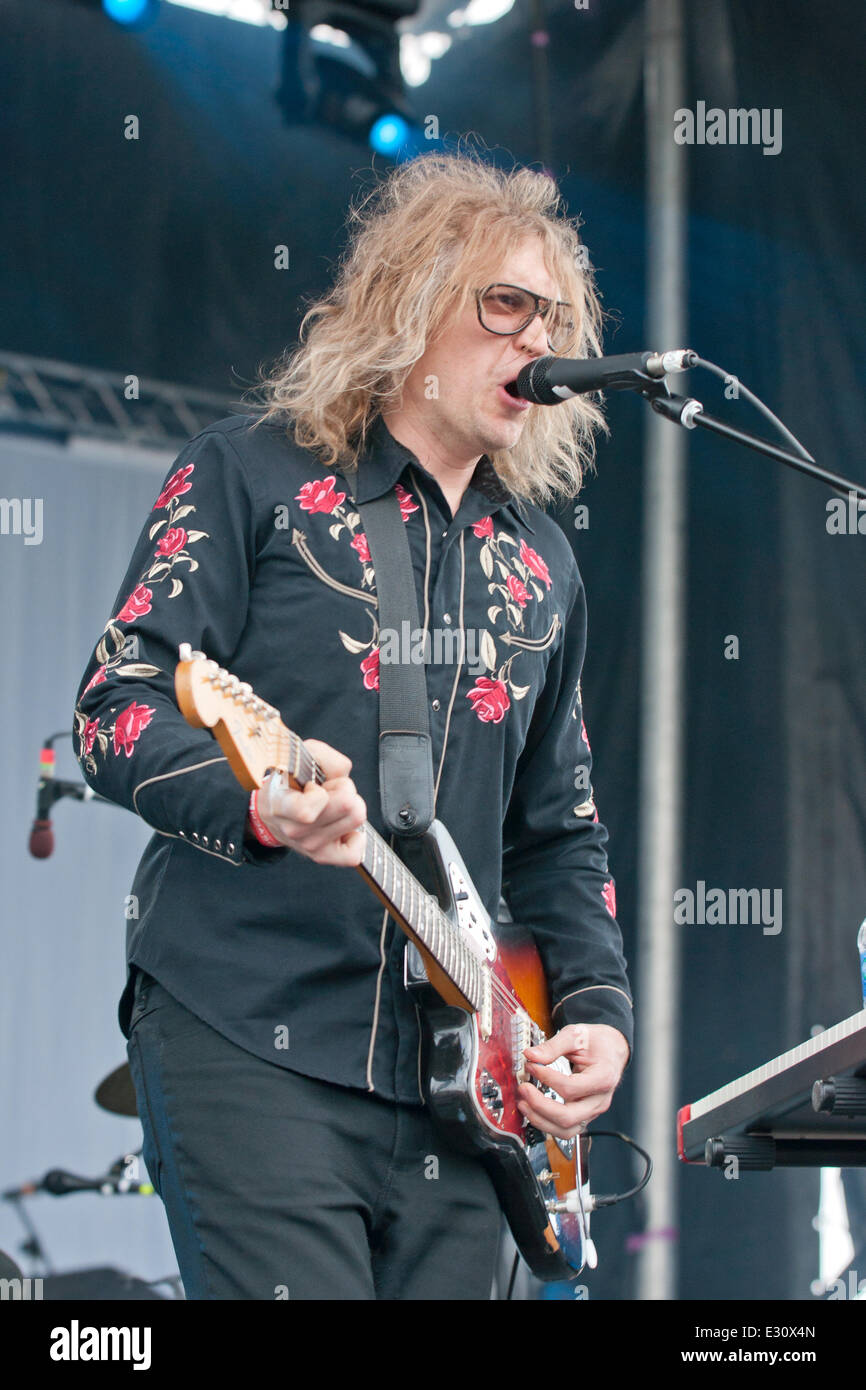 Jace Lasek of the band The Besnard Lakes performs at Psych Fest in ...