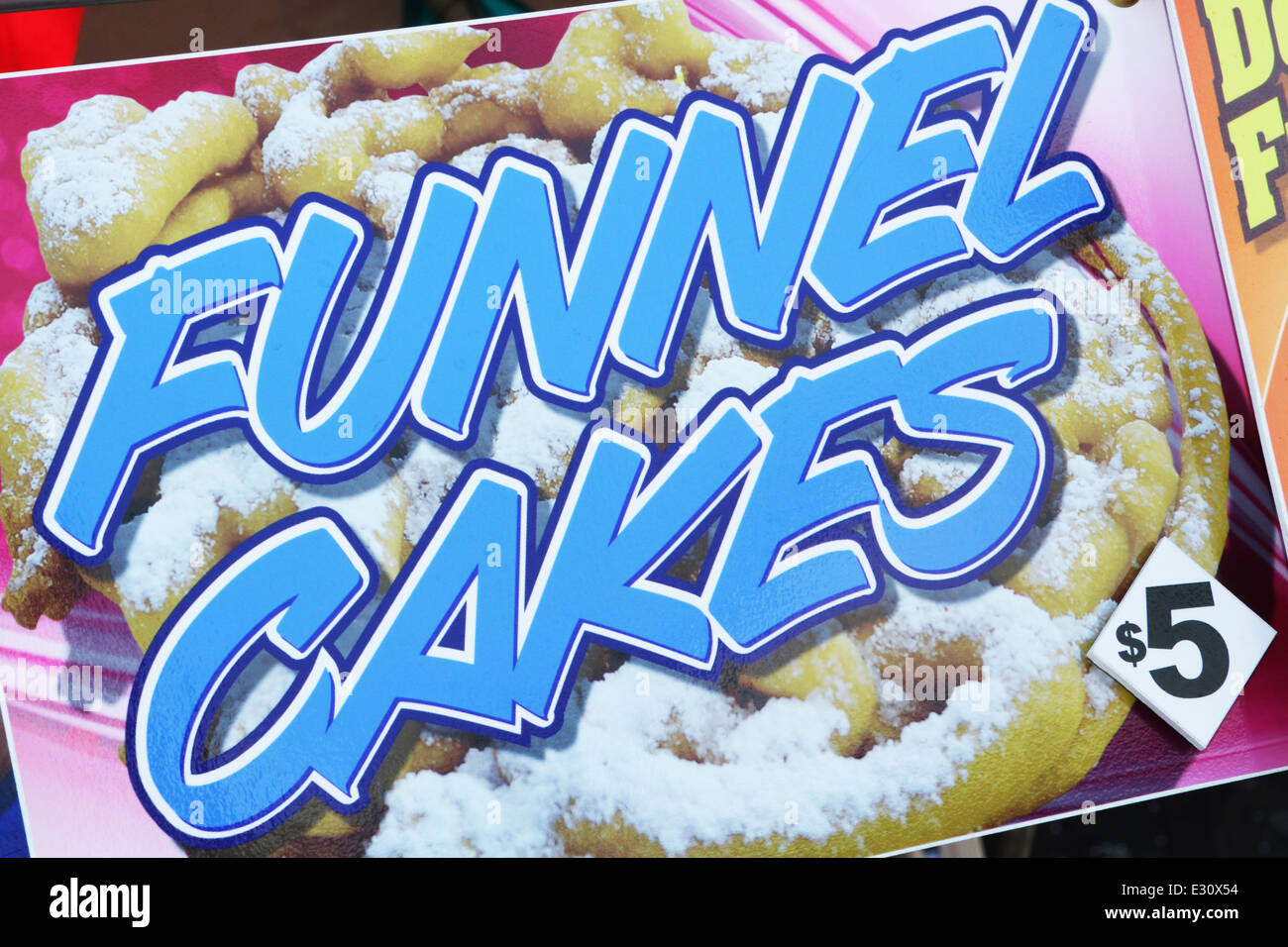 Funnel Cake Sign