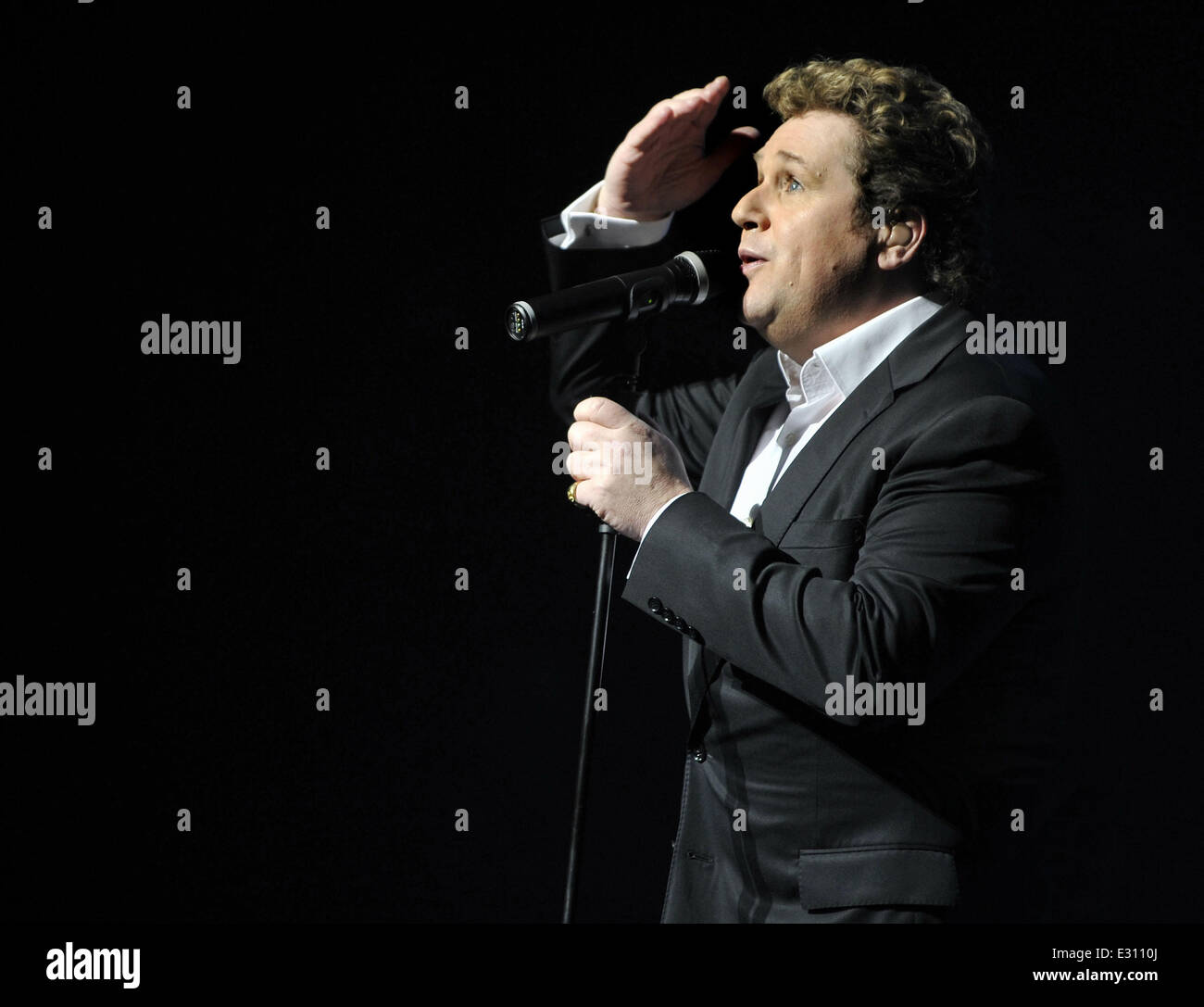 Michael Ball performs at the Oxford New Theatre on the opening night of ...