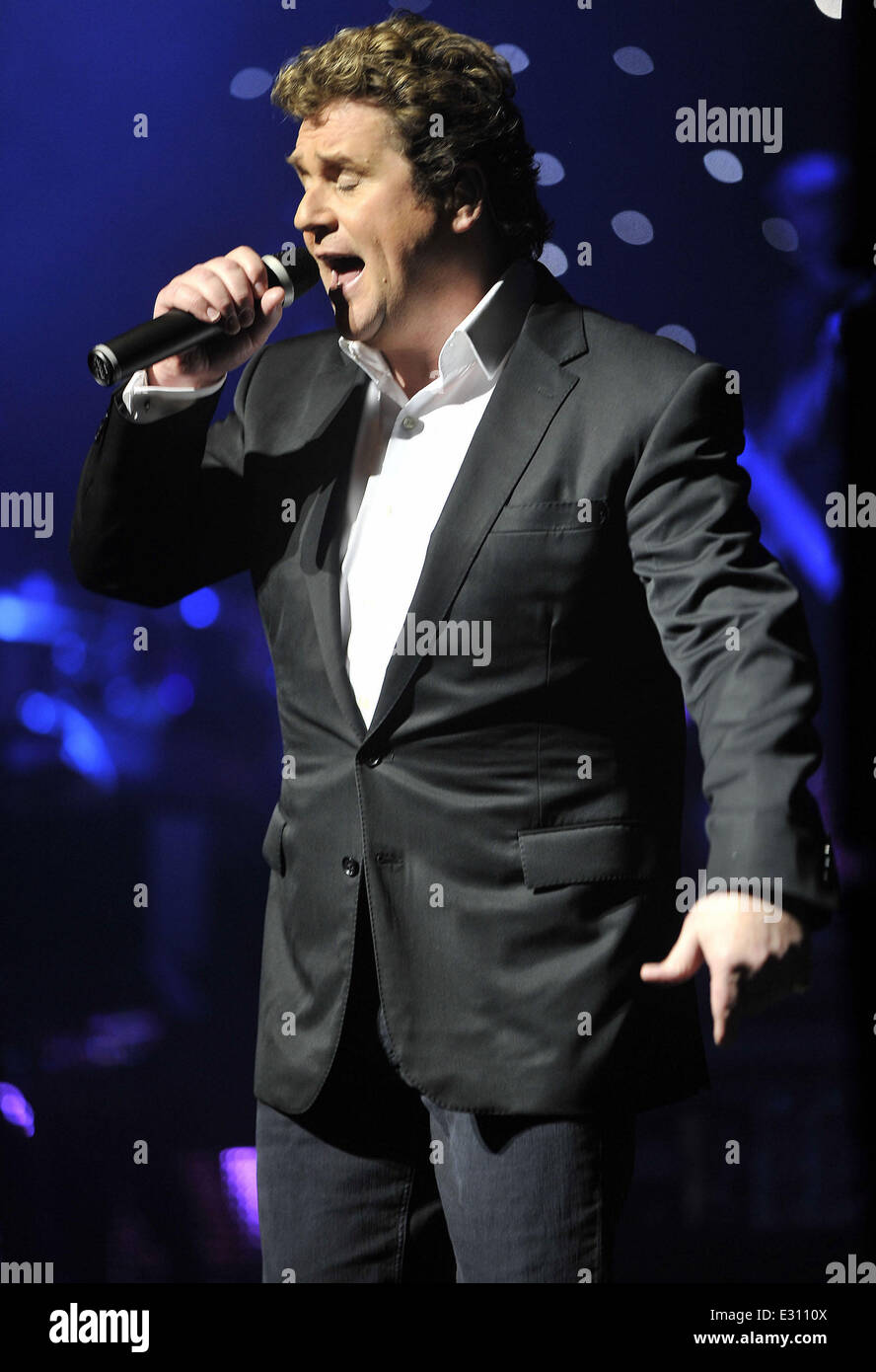 Michael Ball performs at the Oxford New Theatre on the opening night of his UK tour Featuring ...