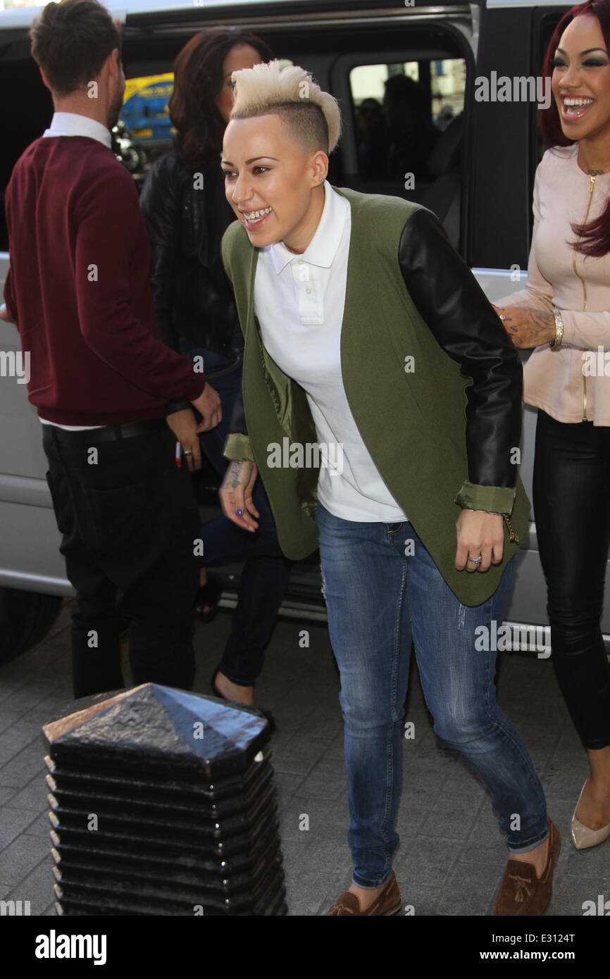 Stooshe visit the Radio 1Xtra studios Featuring: Courtney Rumbold Where ...