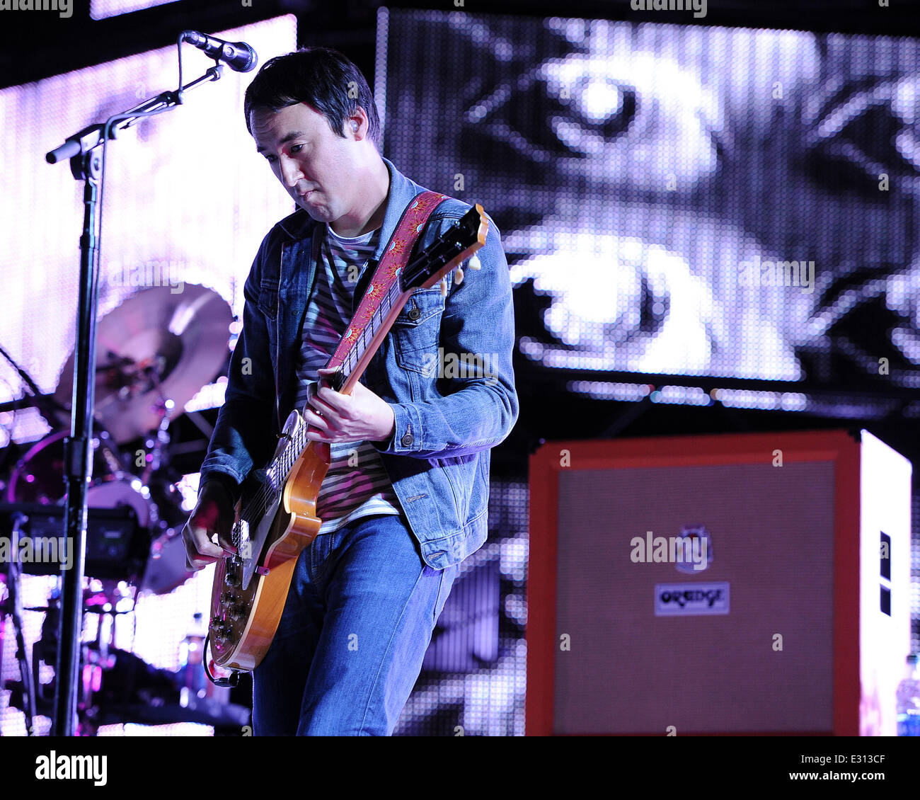 The Smashing Pumpkins performing at SunFest Music and Arts Festival ...