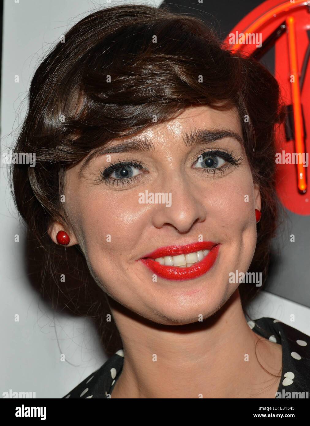 TV presenter Aoibhinn Ni Shuilleabhain attends an evening reception of ...