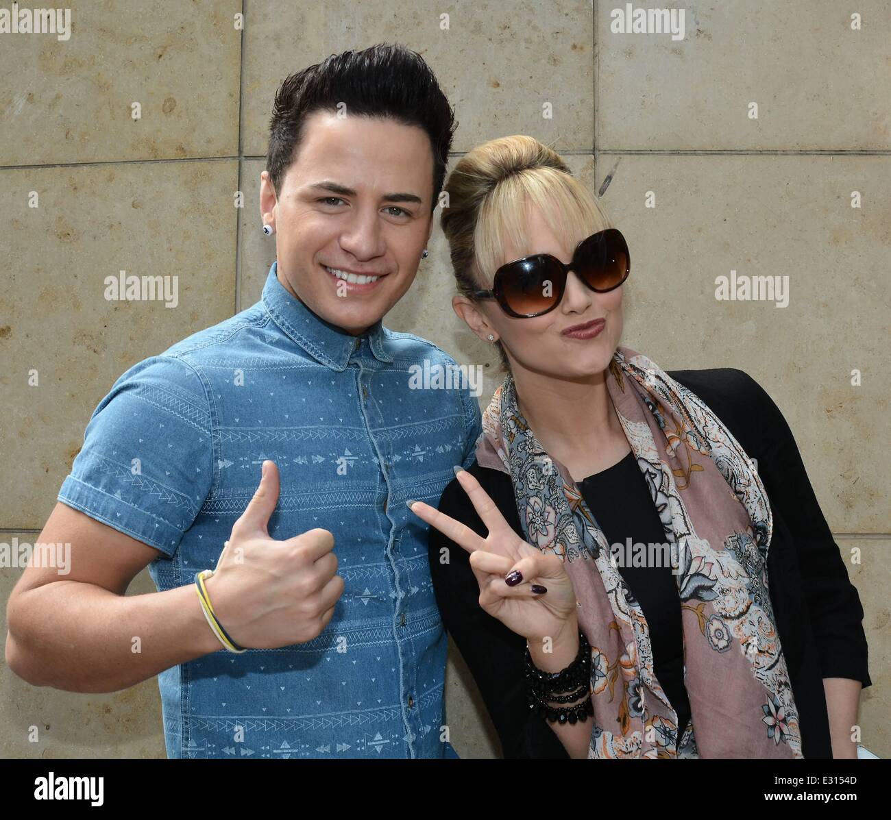 Ireland's Eurovision 2013 entry Ryan Dolan at Today FM with his backing ...