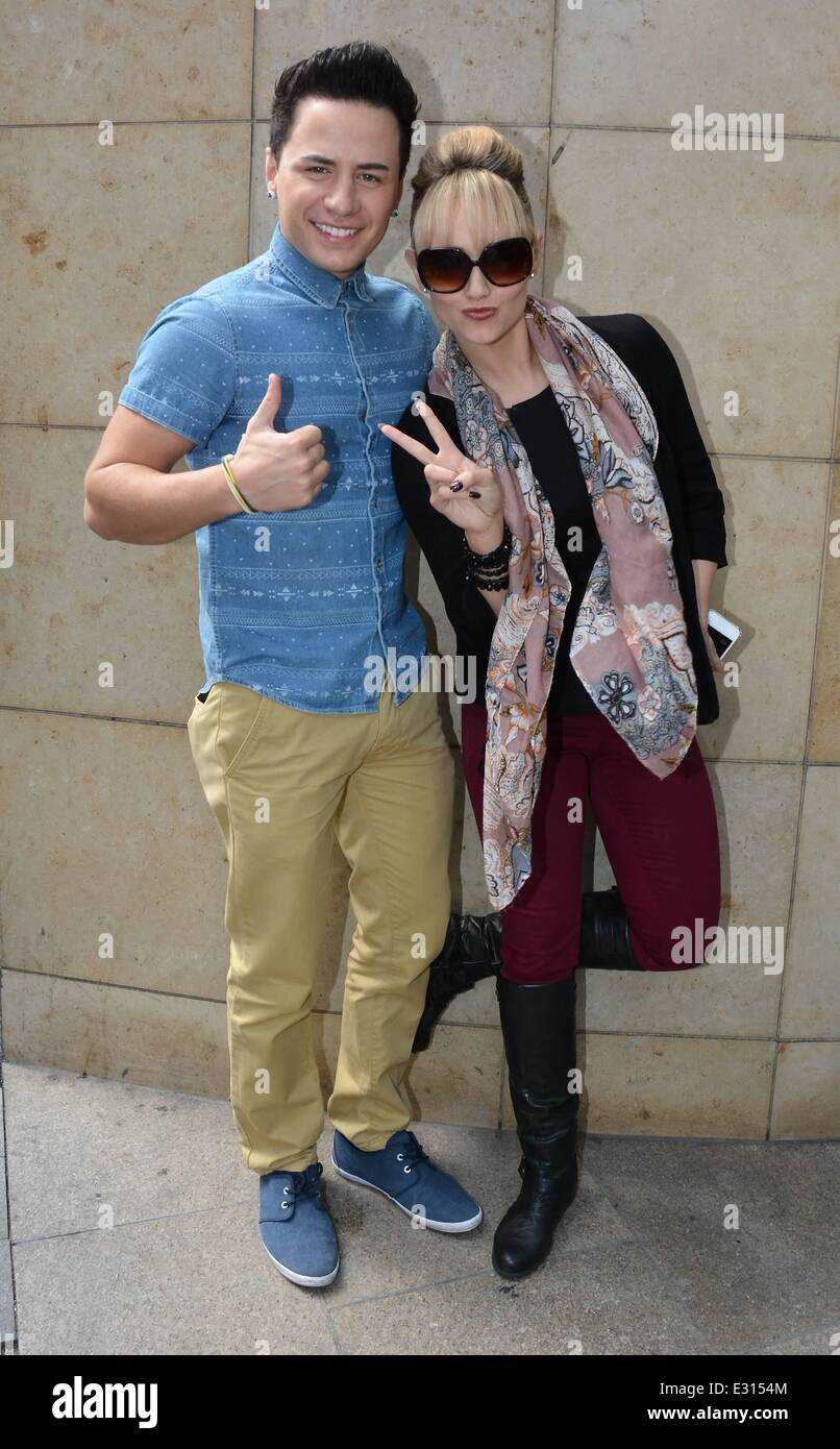 Celebrities at Today FM studios Featuring: Ryan Dolan,Leanne Moore ...