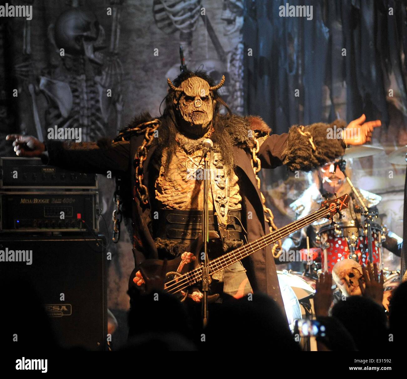 Finnish hard rock band and 2006 Eurovision Song Contest winners Lordi ...