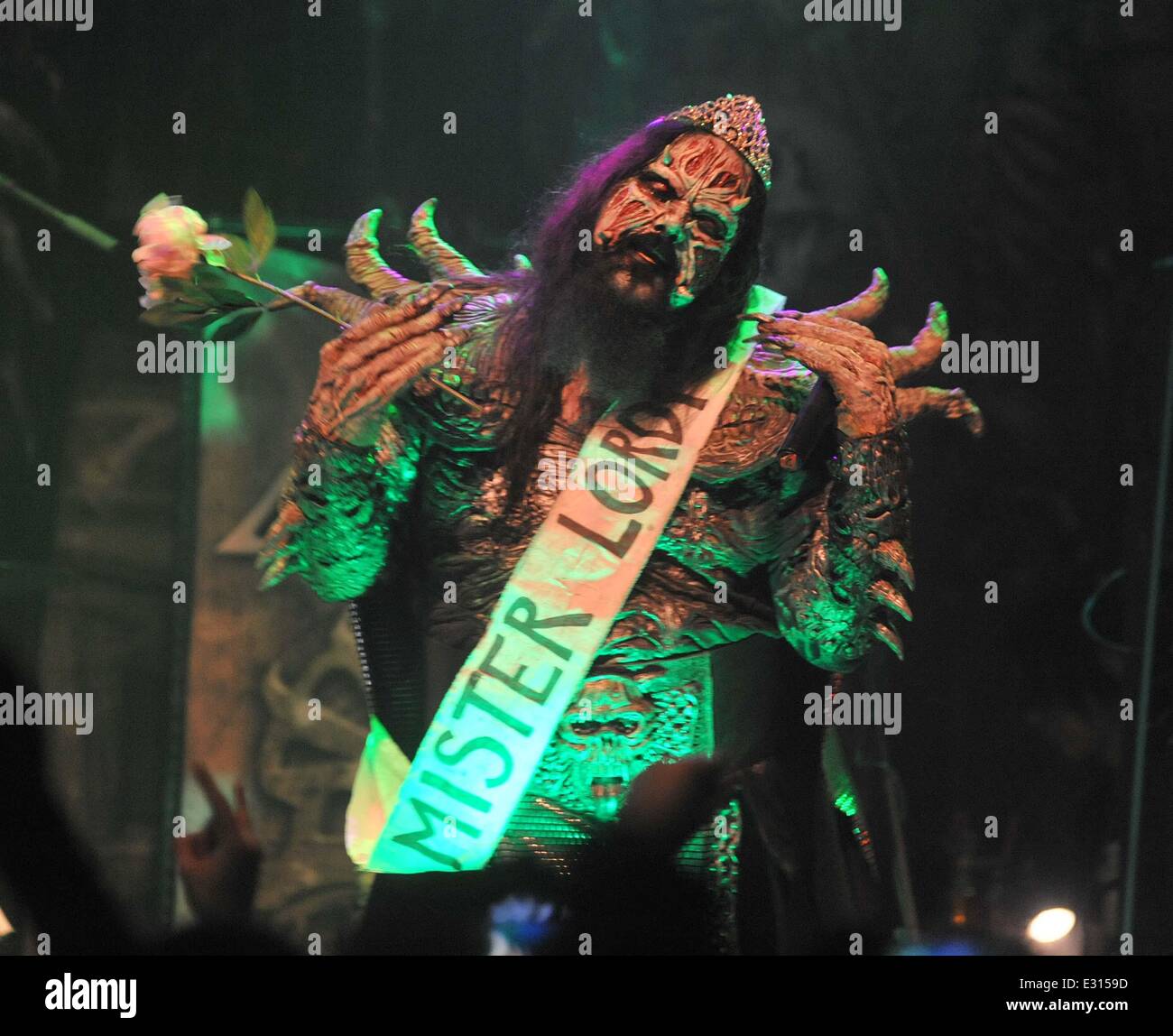 Finnish hard rock band and 2006 Eurovision Song Contest winners Lordi ...