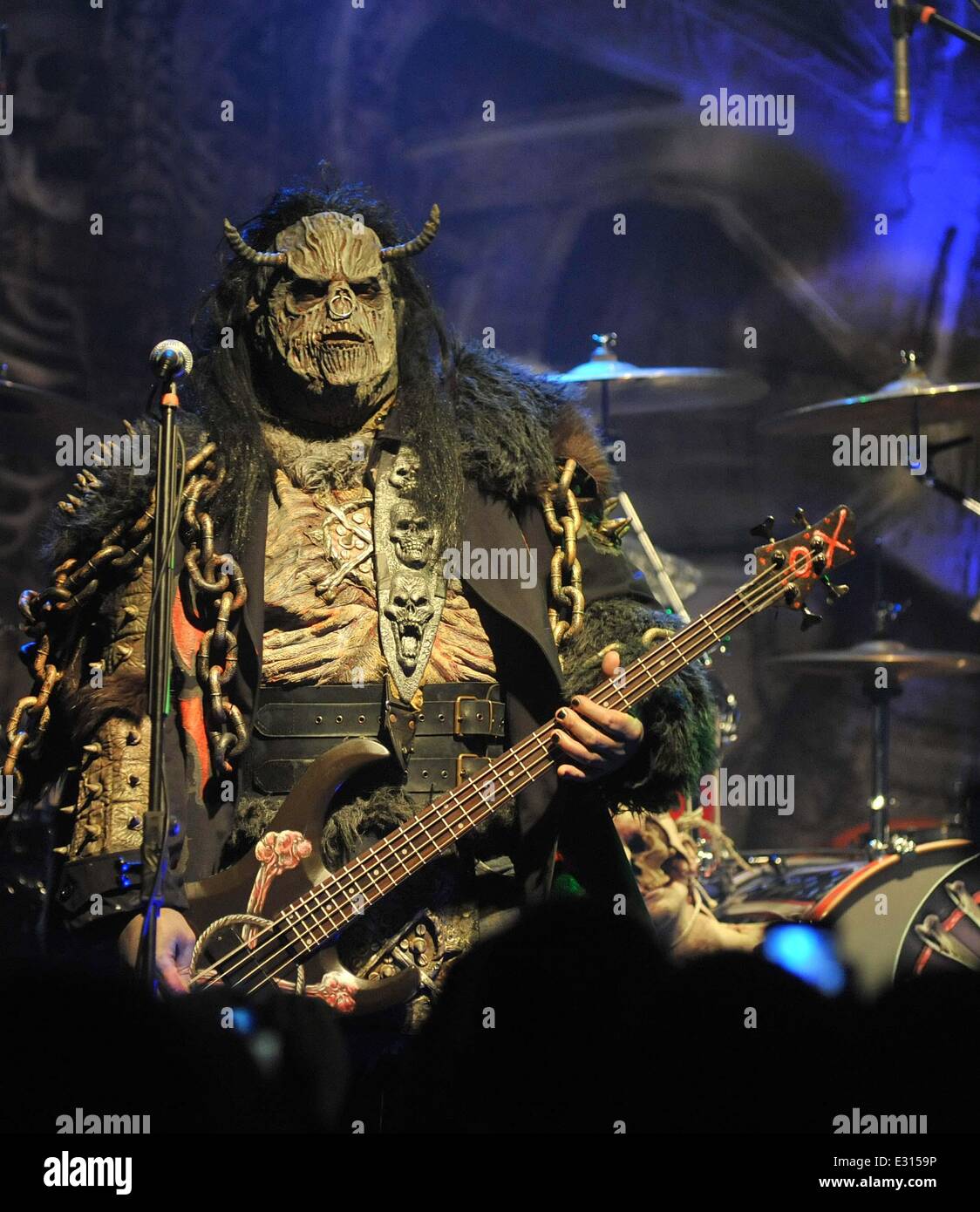 Finnish hard rock band and 2006 Eurovision Song Contest winners Lordi ...