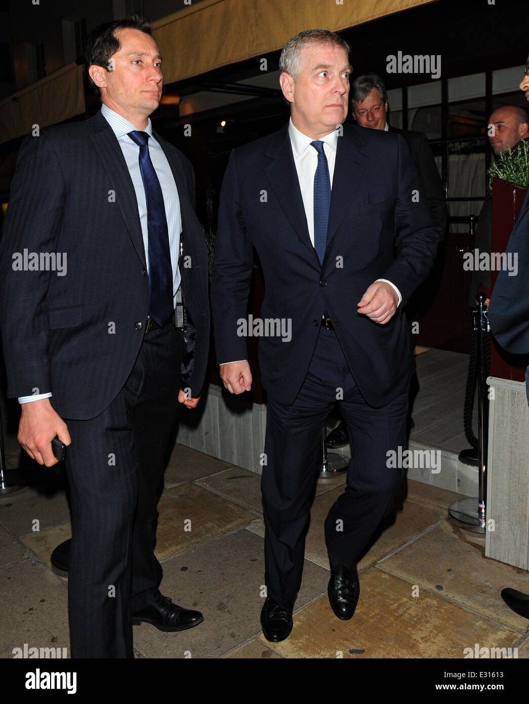 Celebrities at Loulou's restaurant in Mayfair Featuring: Prince Andrew ...