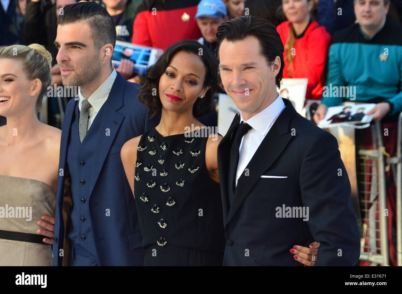 Zoe saldana and benedict cumberbatch hi-res stock photography and ...