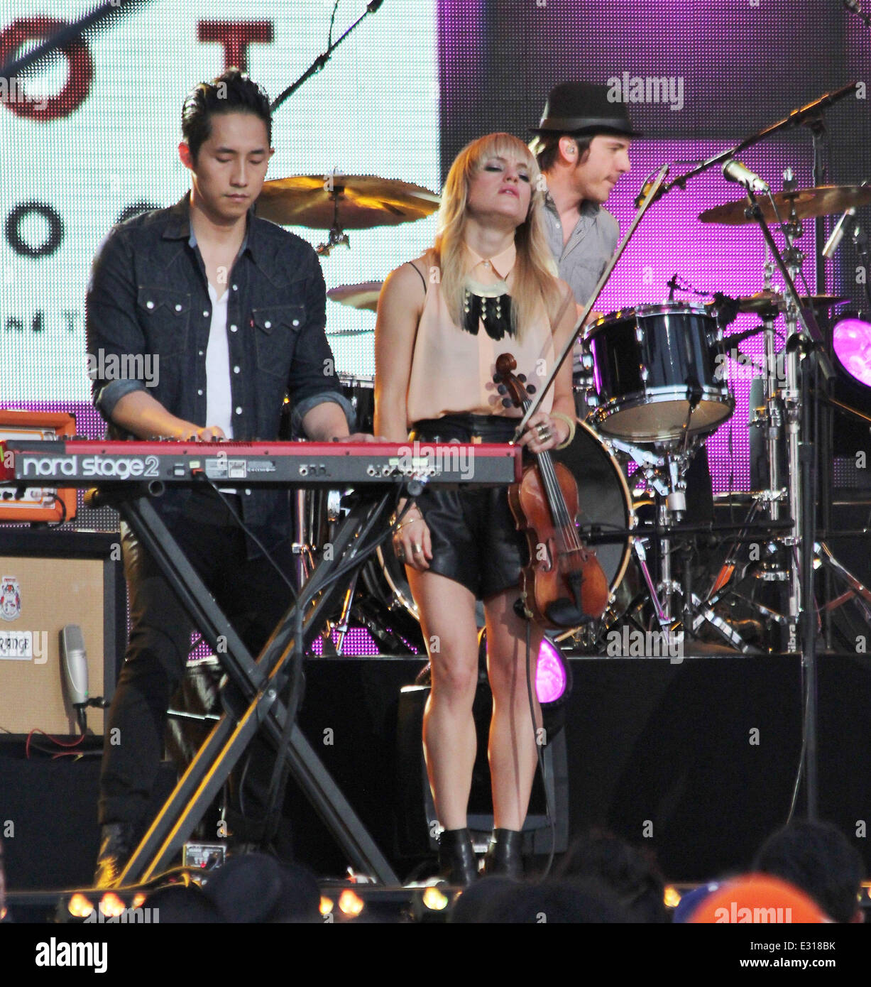 The Airborne Toxic Event performs live at Jimmy Kimmel Live in ...