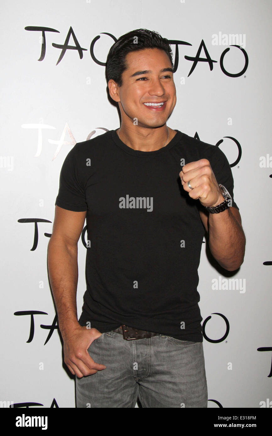 Mario Lopez hosts a pre-fight party at TAO Nightclub Featuring: Mario ...