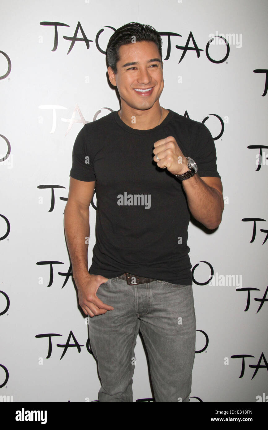 Mario Lopez hosts a pre-fight party at TAO Nightclub Featuring: Mario ...
