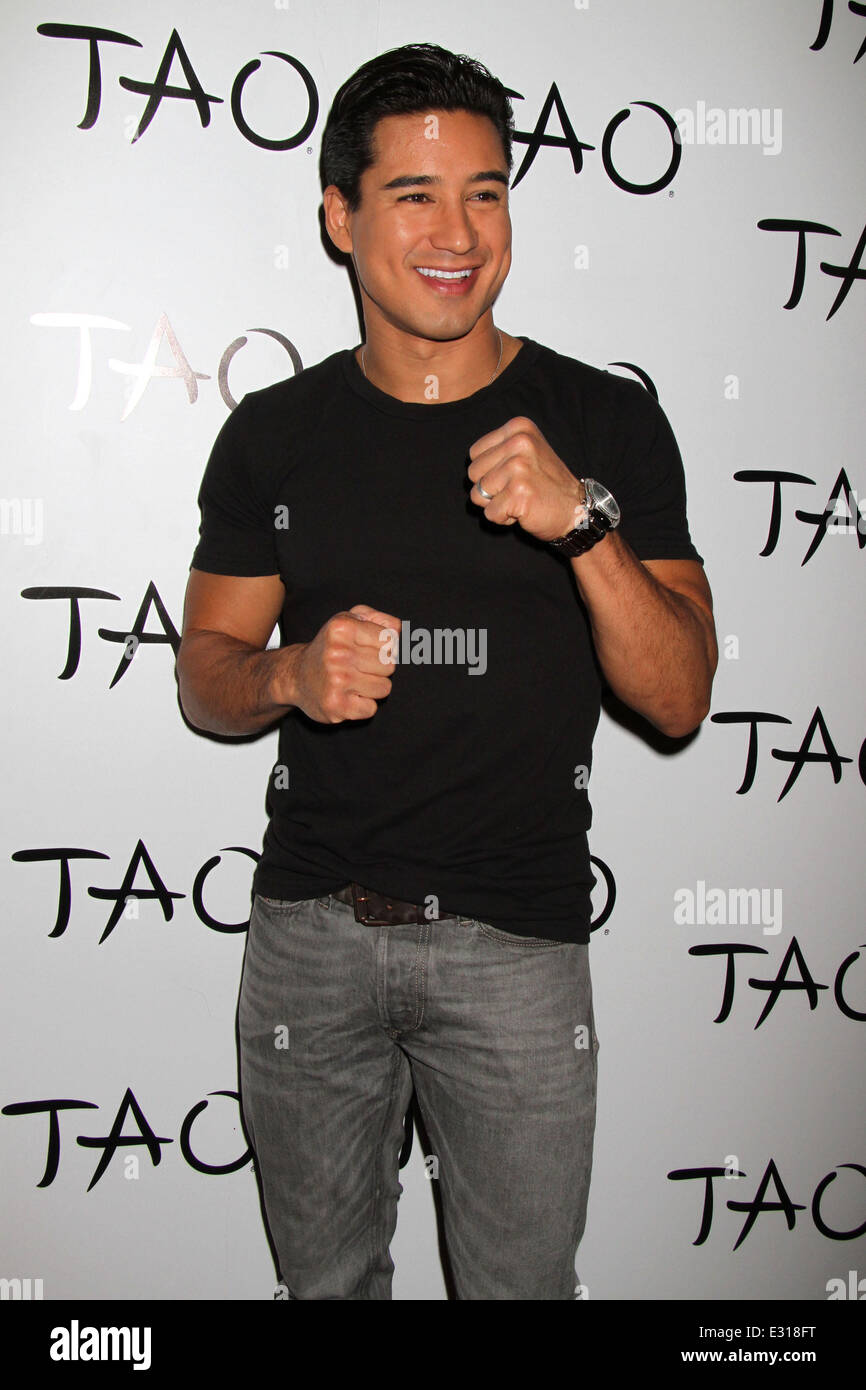 Mario Lopez hosts a pre-fight party at TAO Nightclub Featuring: Mario ...