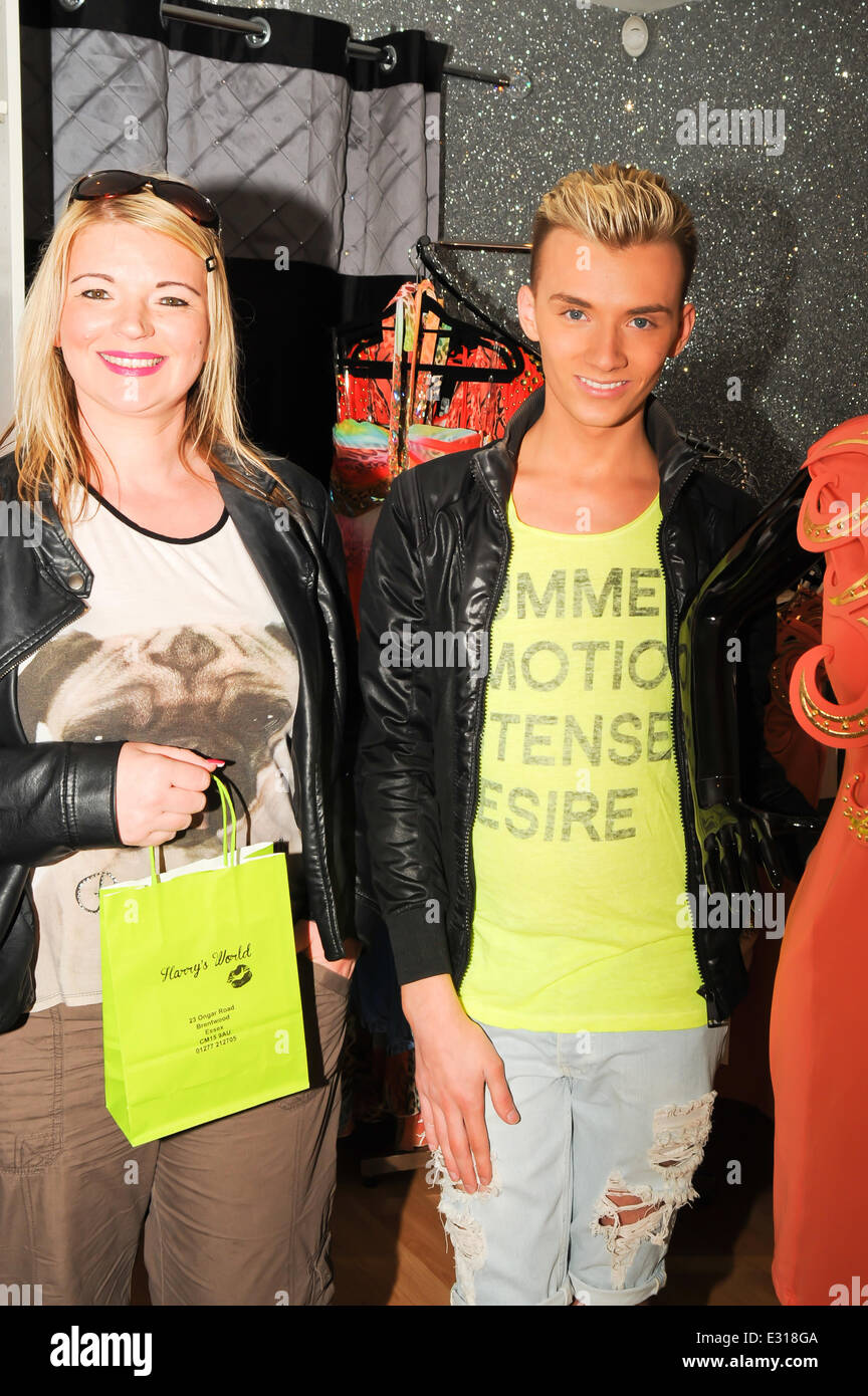 Harry Derbridge (TOWIE) cast member pictured inside Harry's Boutique in ...