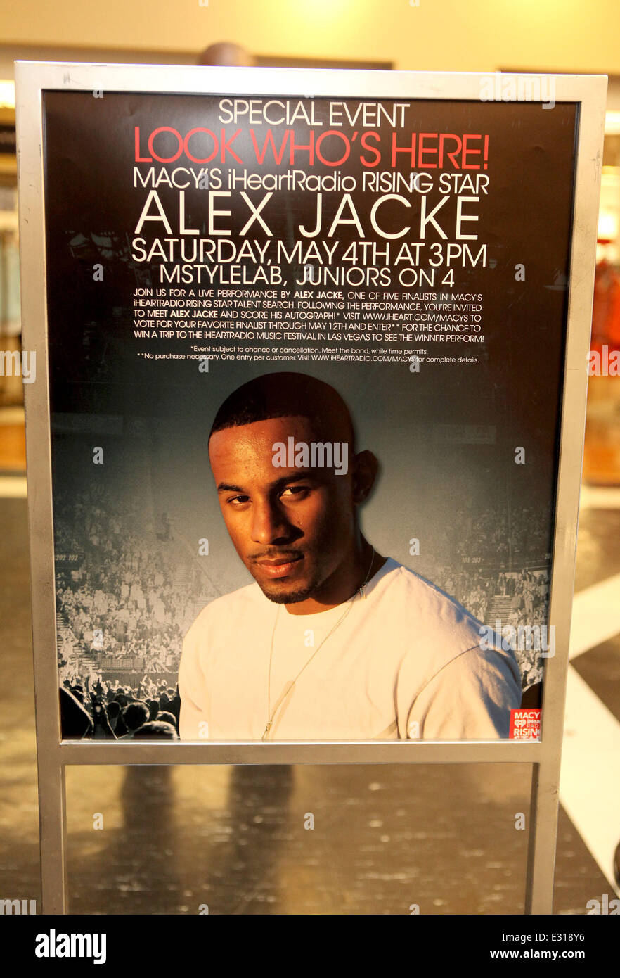Macy's welcomes I Heart Radio rising star finalist Alex Jacke to ...