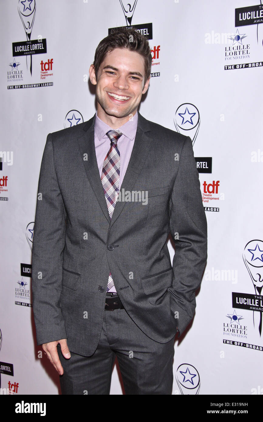 28th Annual Lucille Lortel Awards - Arrivals Featuring: Jeremy Jordan ...