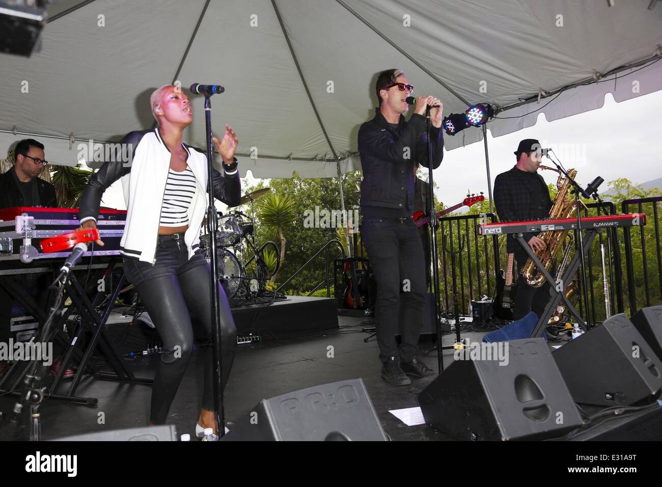 Celebrities attend Adam and Lynette Carolla's Launch of Mangria White ...