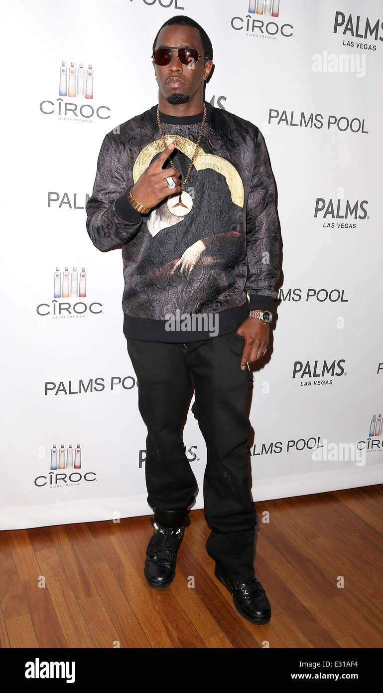 Sean 'Diddy' Combs hosts Fight Night After-Party at Palms Pool ...