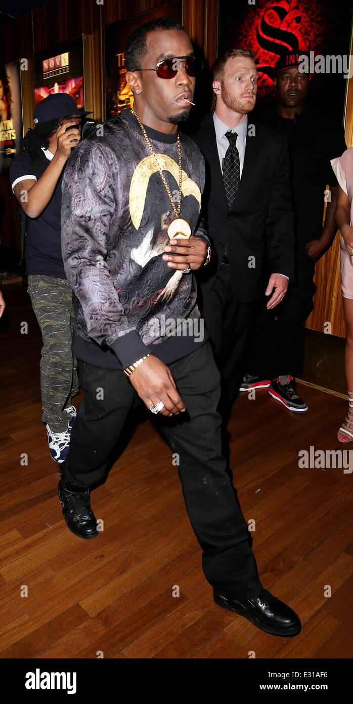 Sean 'Diddy' Combs hosts Fight Night After-Party at Palms Pool ...