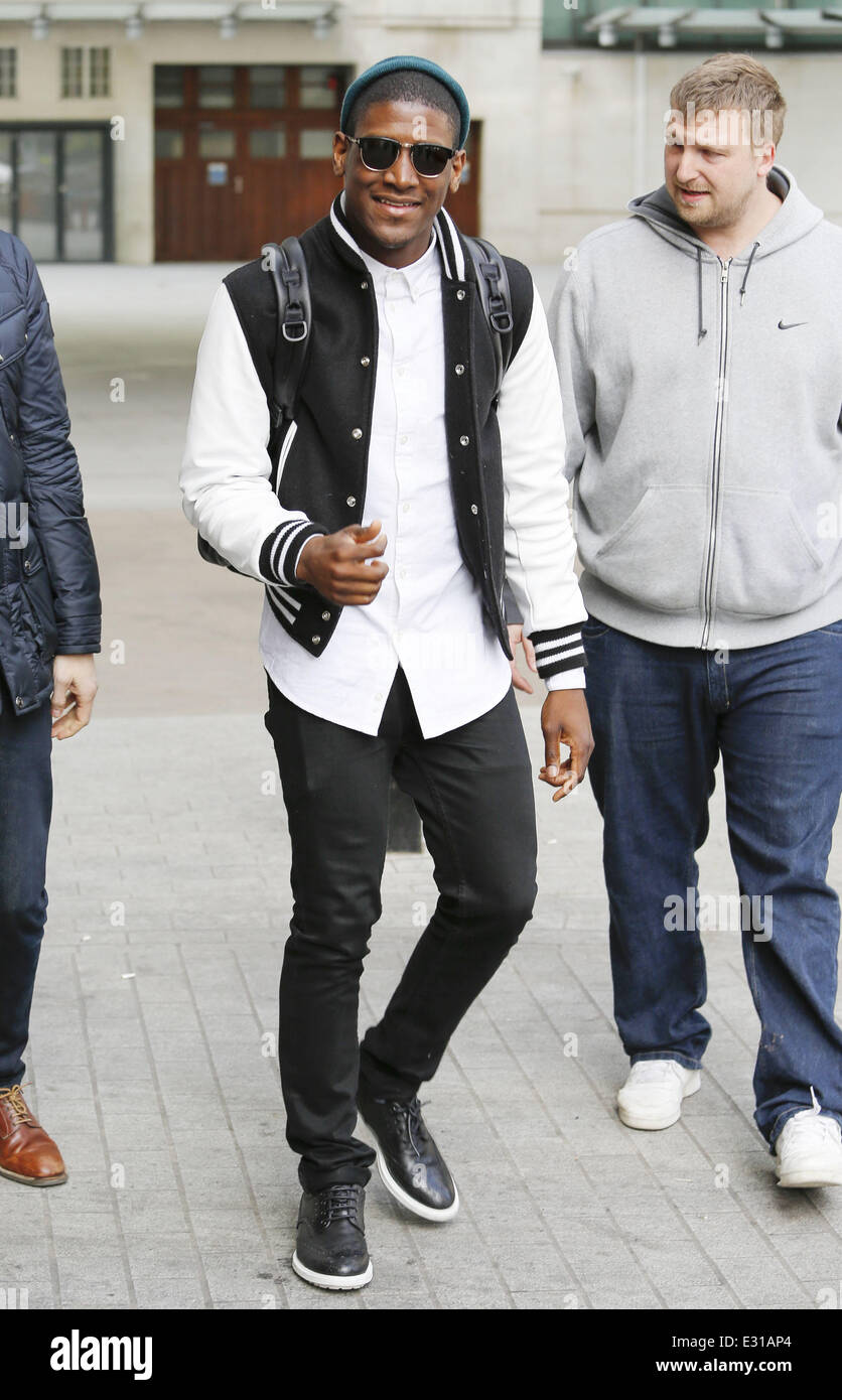 Labrinth outside the BBC Radio 1 studios Featuring: Labrinth,Timothy ...