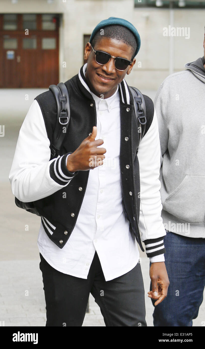 Labrinth outside the BBC Radio 1 studios Featuring: Labrinth,Timothy ...