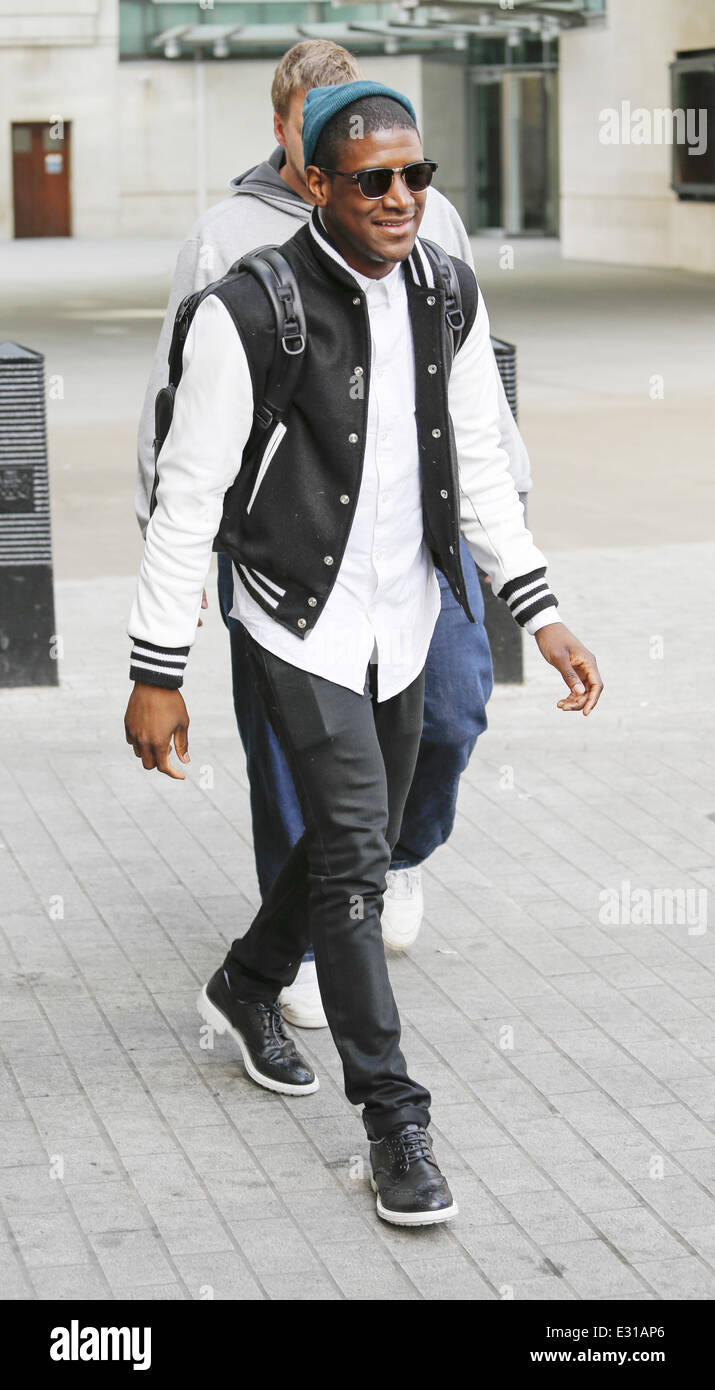 Labrinth outside the BBC Radio 1 studios Featuring: Labrinth,Timothy ...