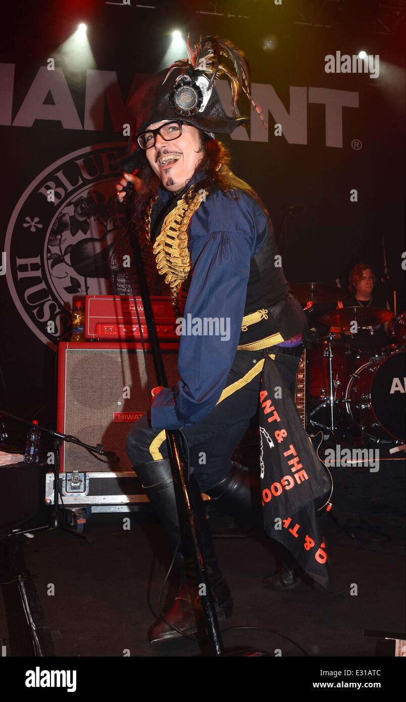 Adam Ant performing at Vicar Street Featuring: Adam Ant aka Stuart ...