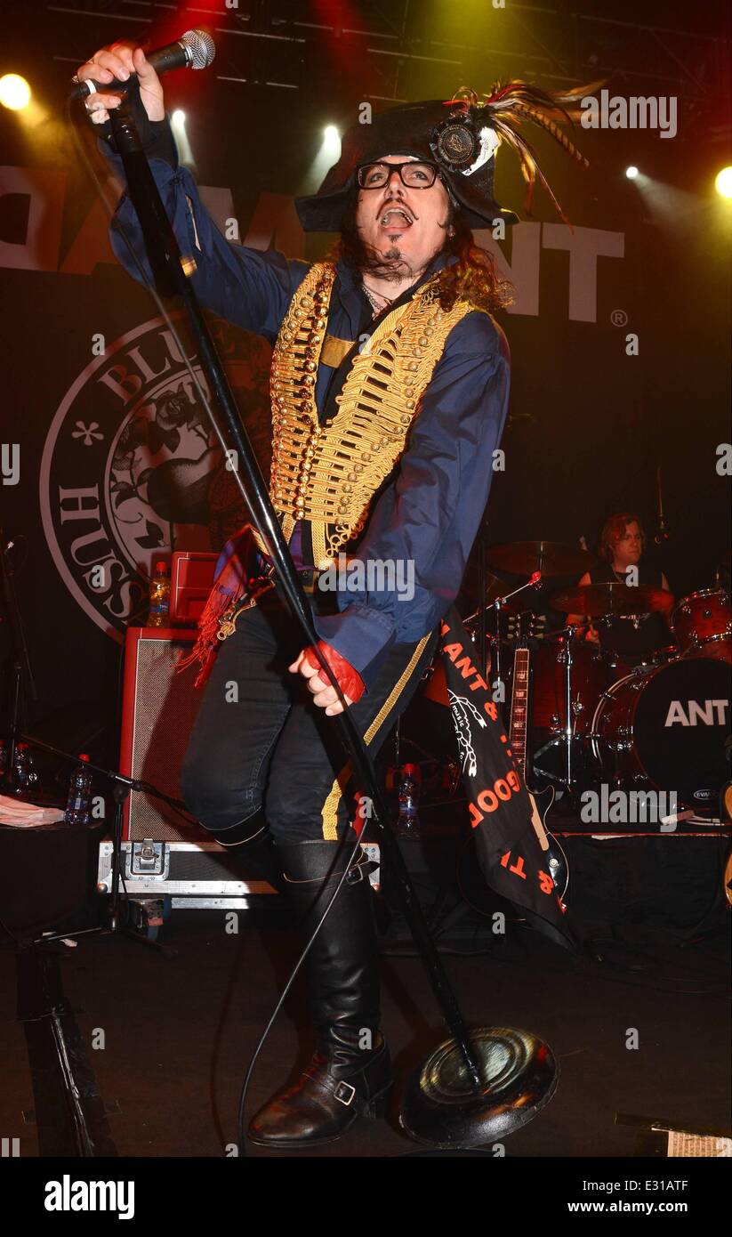 Adam Ant performing at Vicar Street Featuring: Adam Ant aka Stuart ...