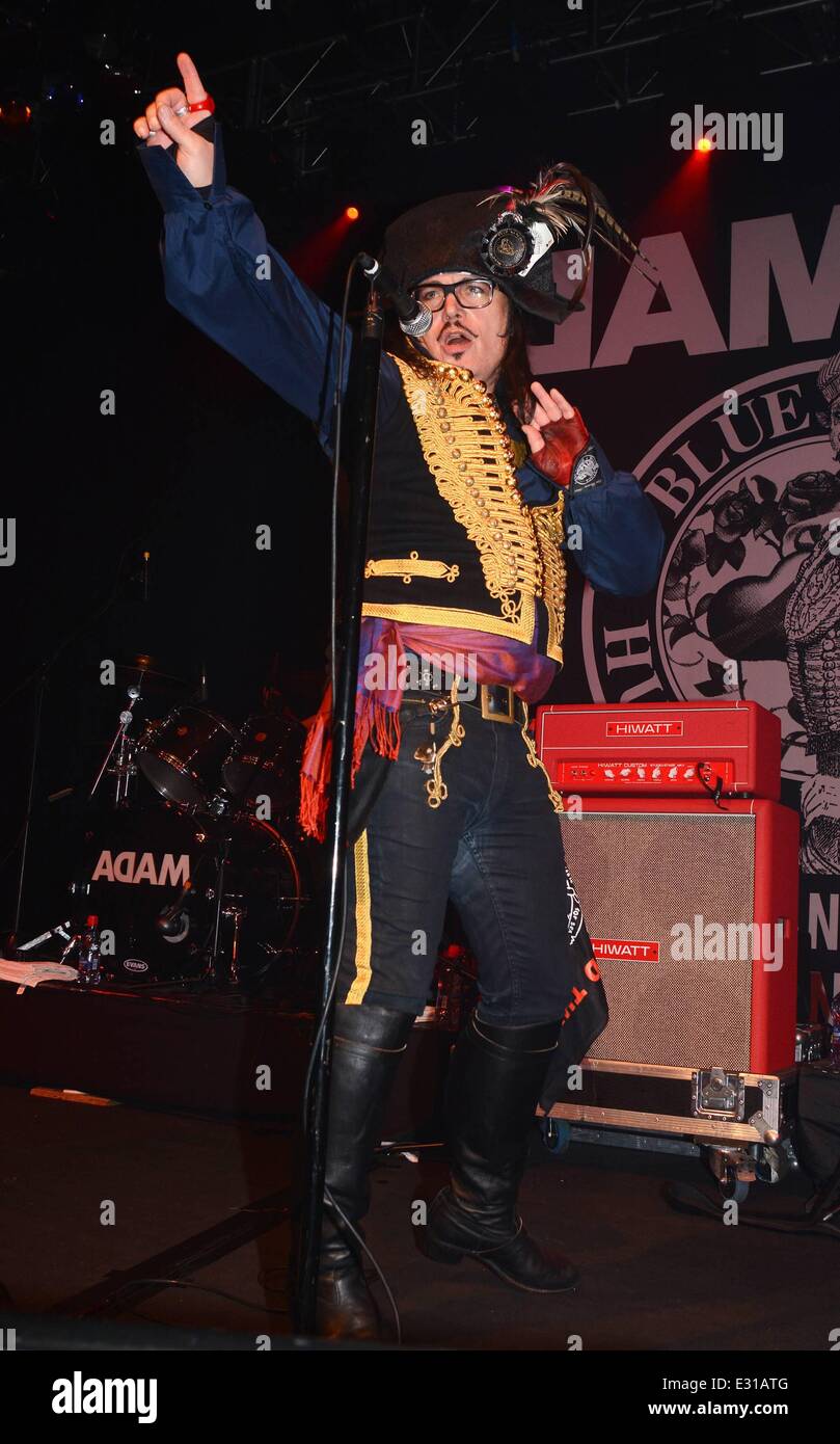 Adam Ant performing at Vicar Street Featuring: Adam Ant aka Stuart ...