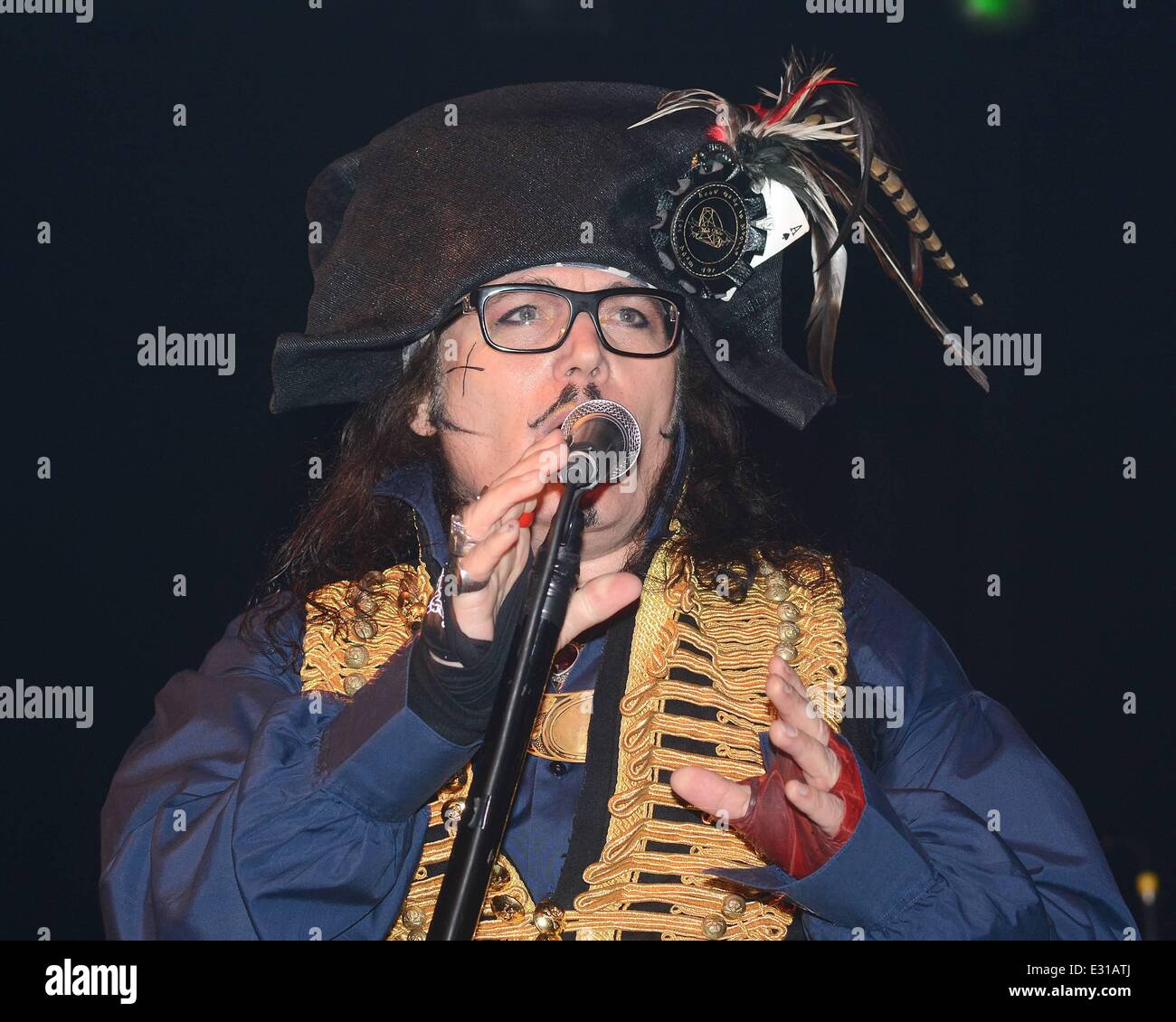 Adam Ant performing at Vicar Street Featuring: Adam Ant aka Stuart ...