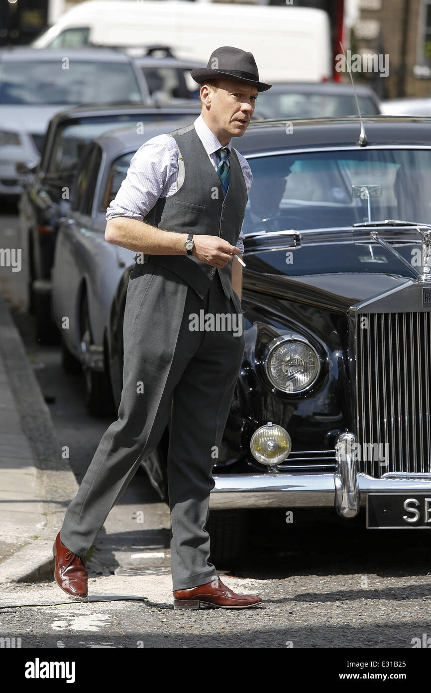 'Breathless' new ITV series filming in central London Featuring: Shaun ...