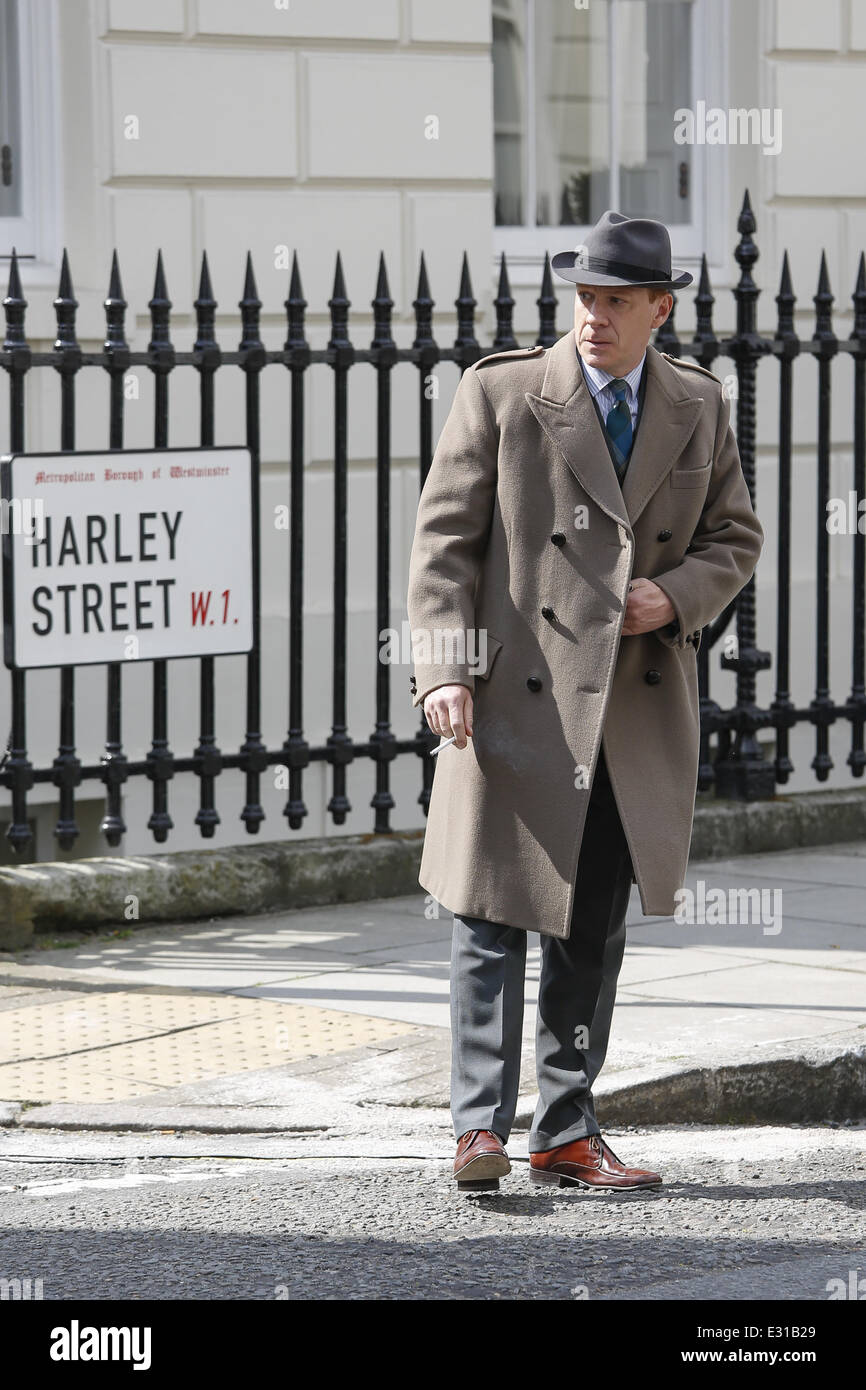 'Breathless' new ITV series filming in central London Featuring: Shaun ...