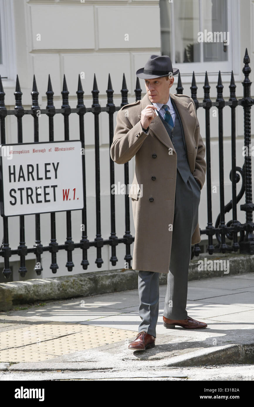 'Breathless' new ITV series filming in central London Featuring: Shaun ...
