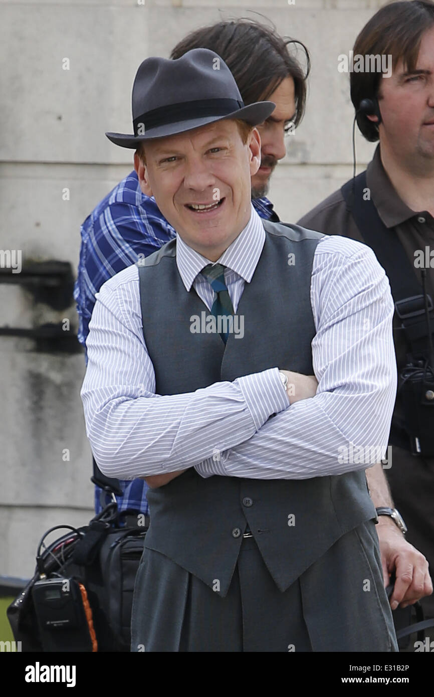 'Breathless' new ITV series filming in central London Featuring: Shaun ...