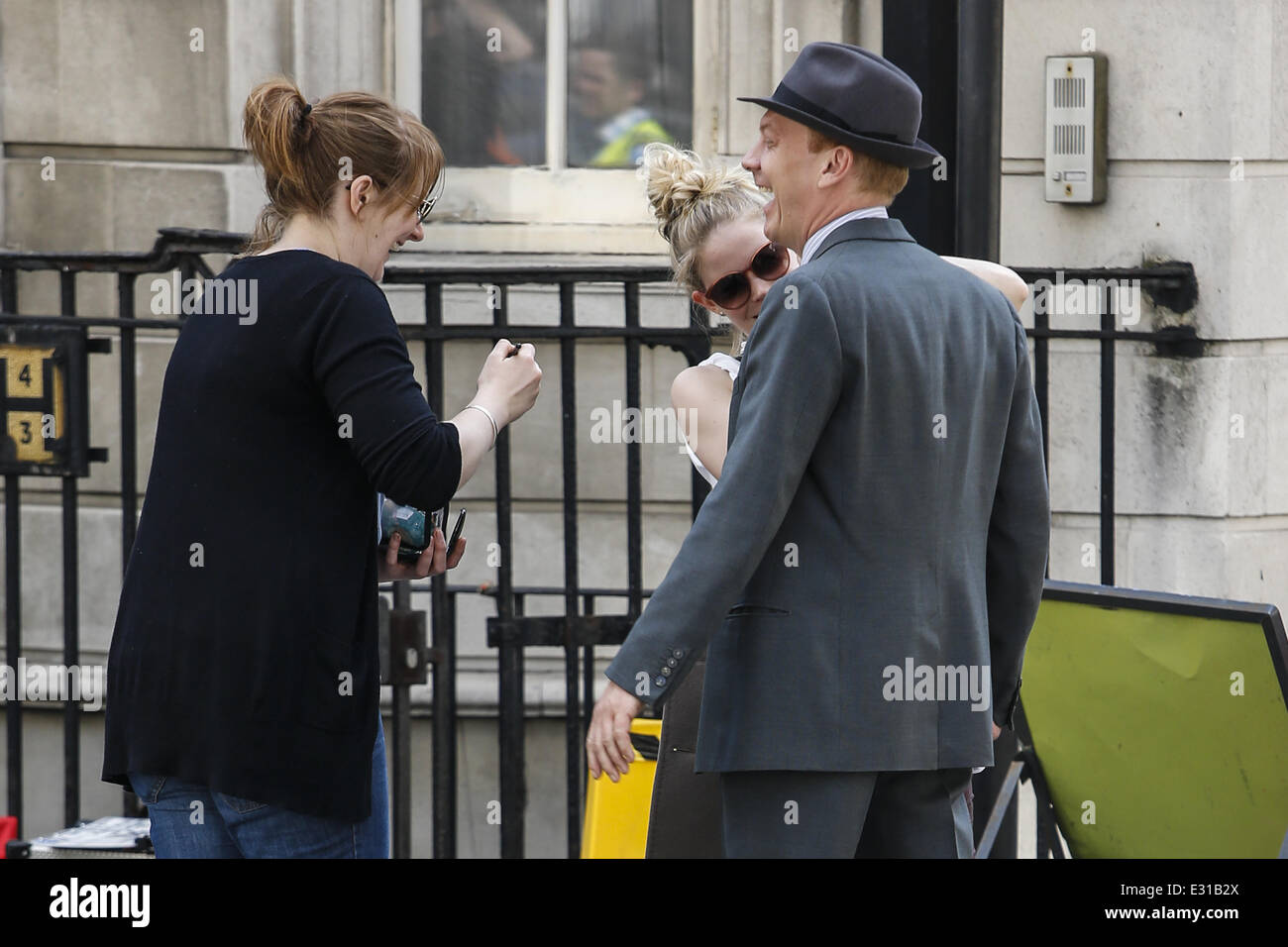 'Breathless' new ITV series filming in central London Featuring: Shaun ...